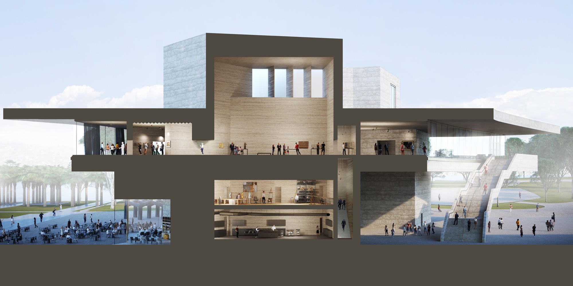 Gallery of LACMA Reveals New Renderings and Drawings of Zumthor-Led ...