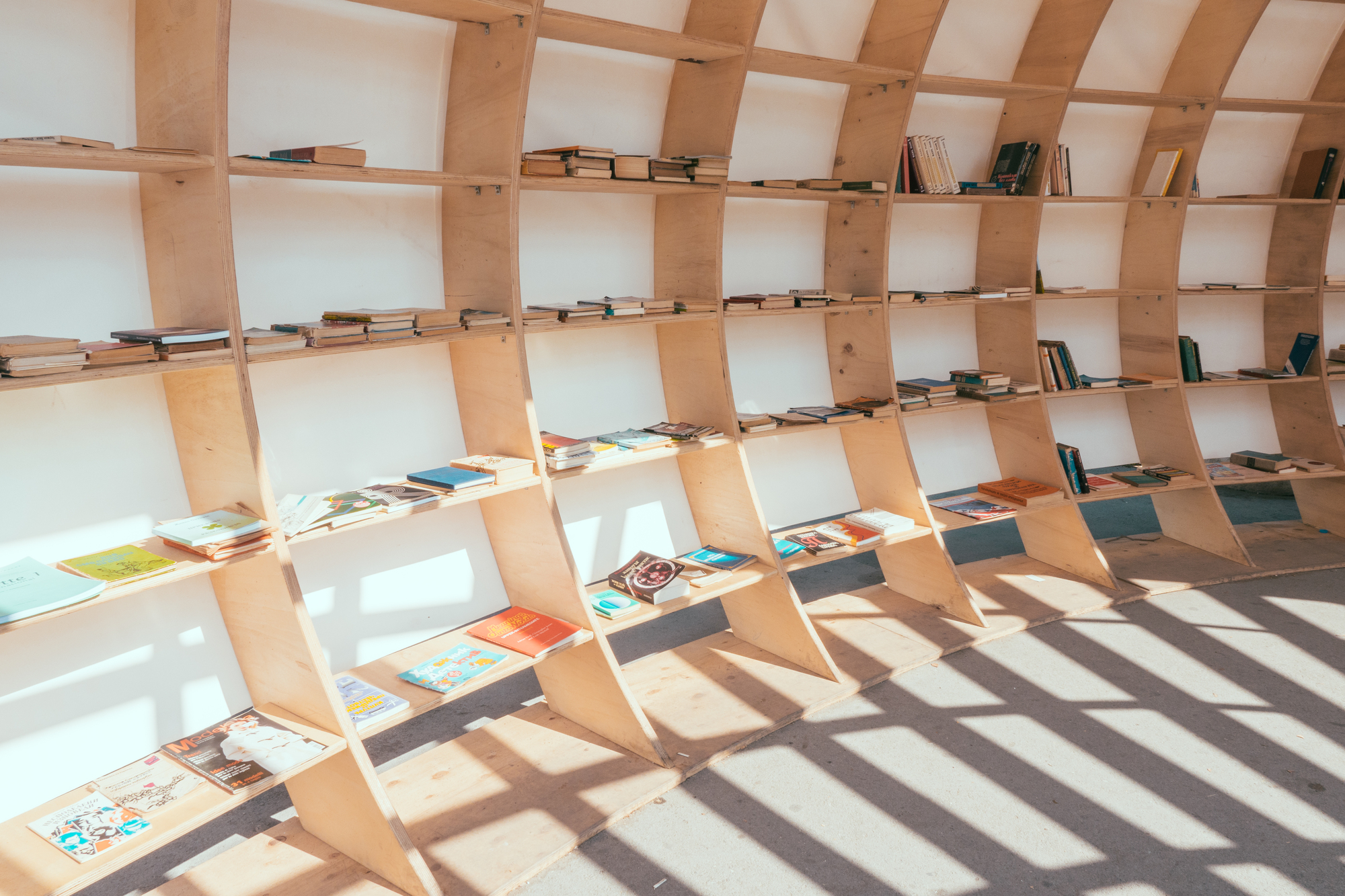 Gallery of Parametric Design Helped Make this Street Library Out of 240 ...