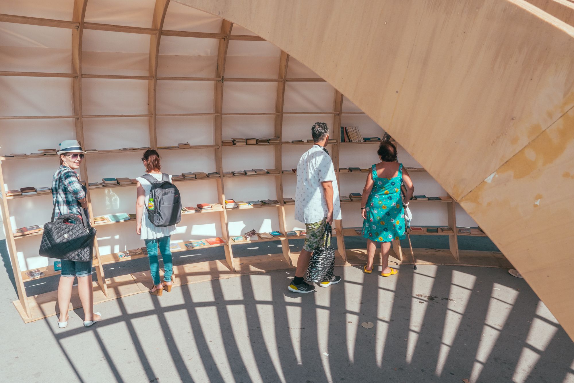 Gallery of Parametric Design Helped Make this Street Library Out of 240 ...