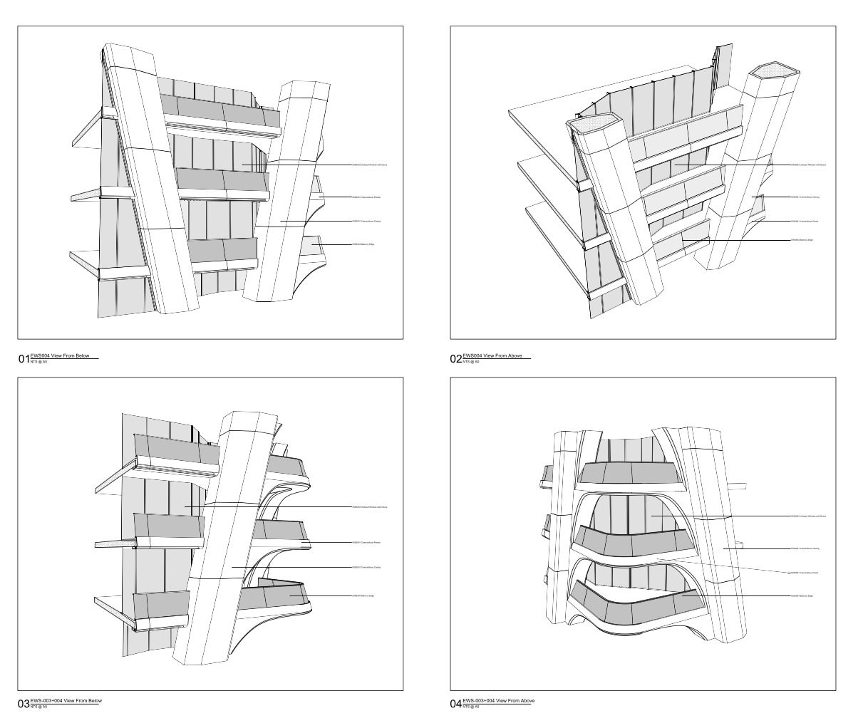 Galería de Zaha Hadid presenta planimetría estructural del proyecto ...