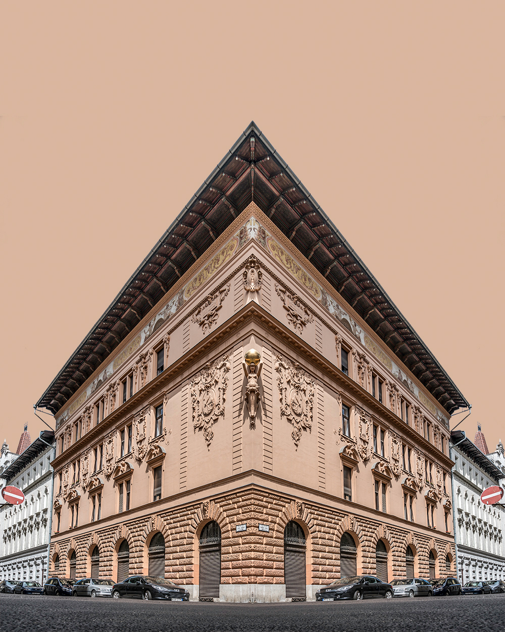 Gallery of Zsolt Hlinka's Photo Collages Portray the Buildings of ...