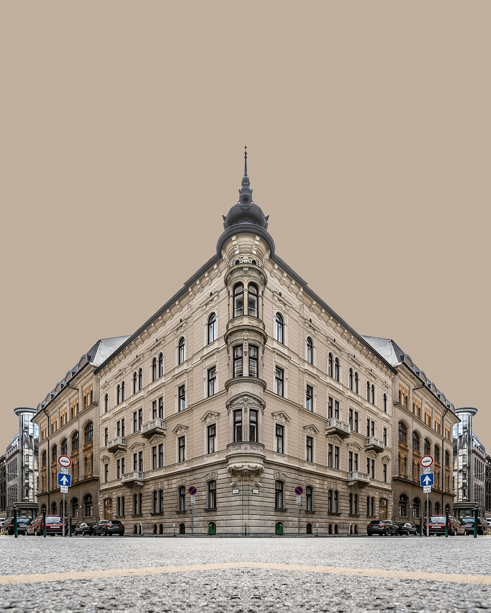 Gallery of Zsolt Hlinka's Photo Collages Portray the Buildings of ...