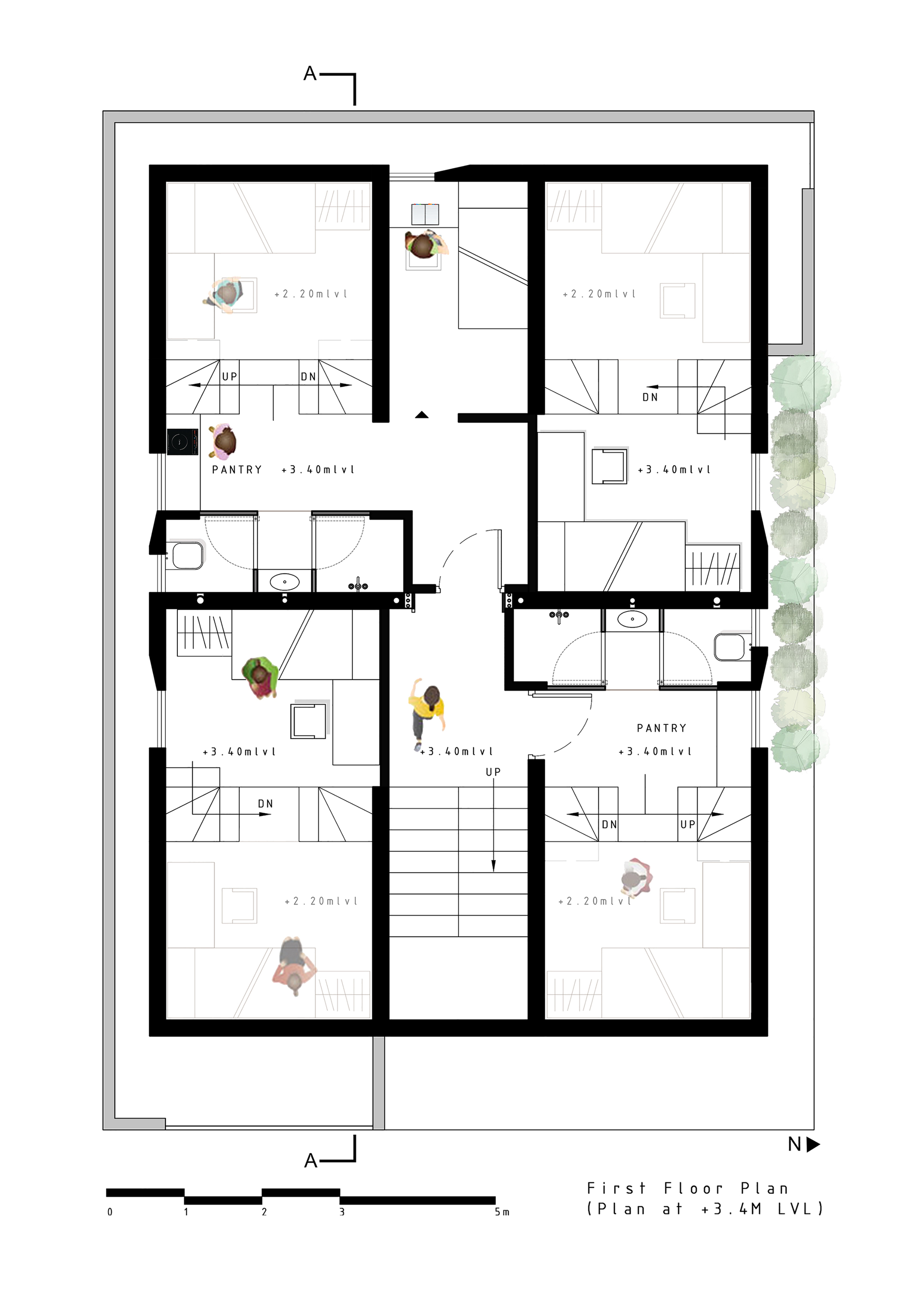 Gallery of Stacked Student Housing / Thirdspace Architecture Studio - 34