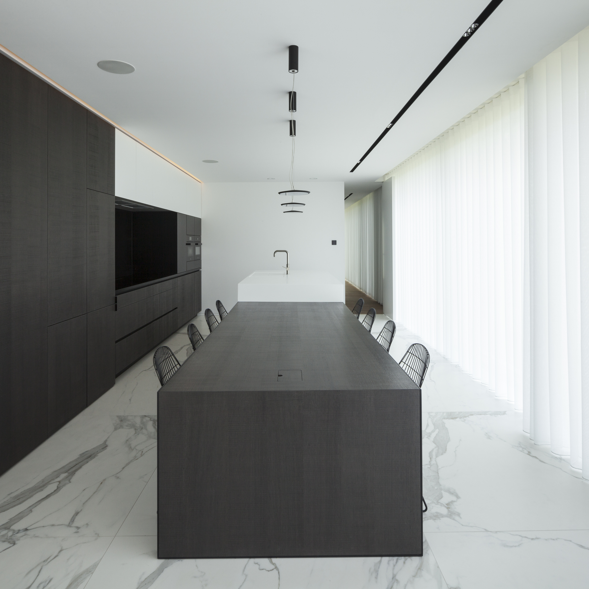 Gallery of H-Shaped House with Office / sam architects - 17
