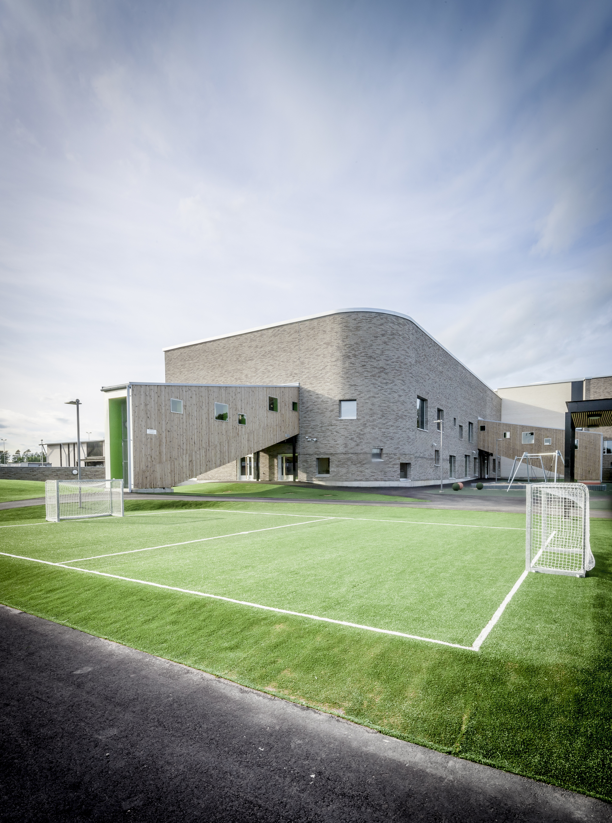 Gallery of Lehtikangas School, Kindergarten and Library / alt ...