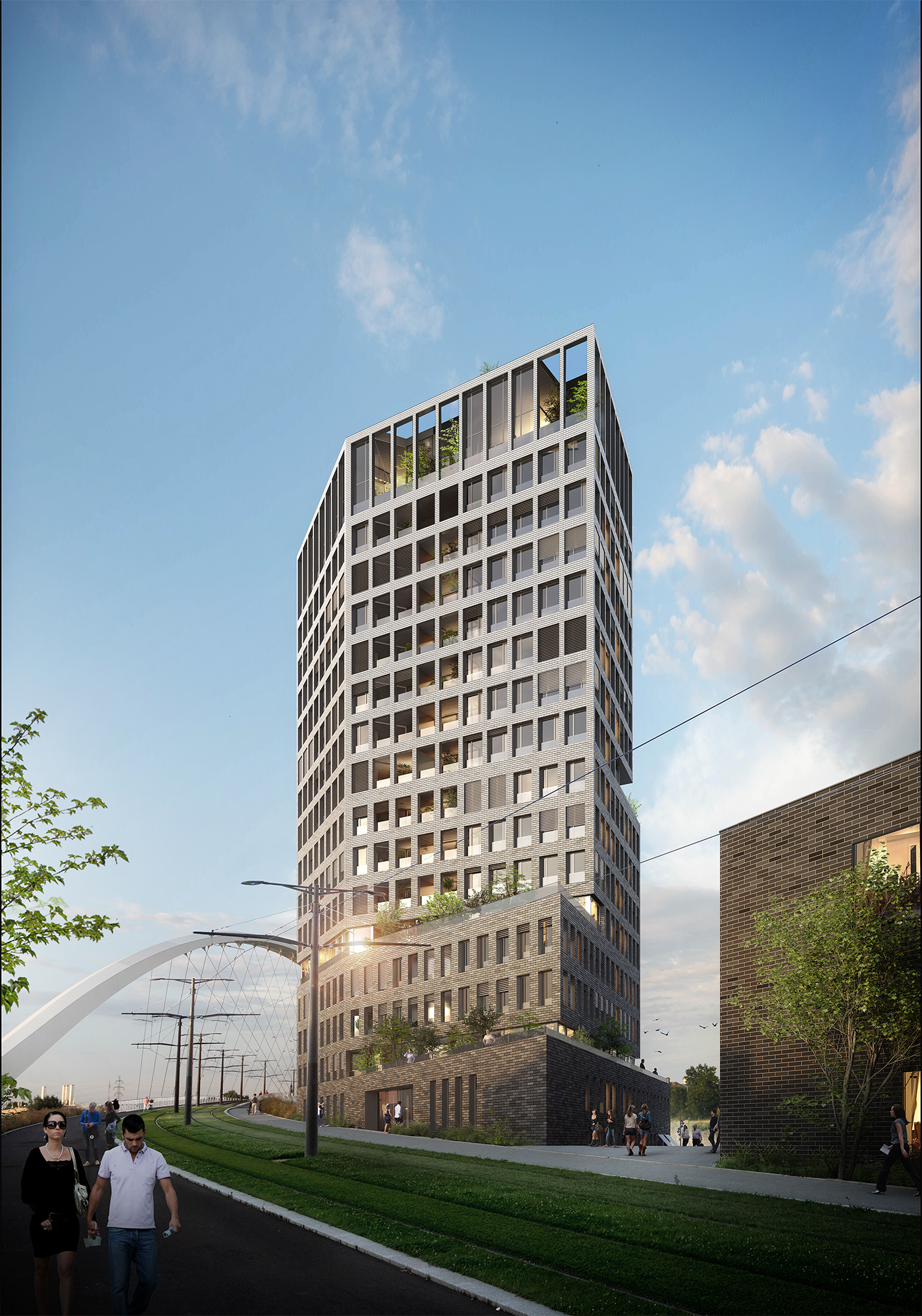 Gallery of Winner Announced for Highrise Residential Tower Competition ...