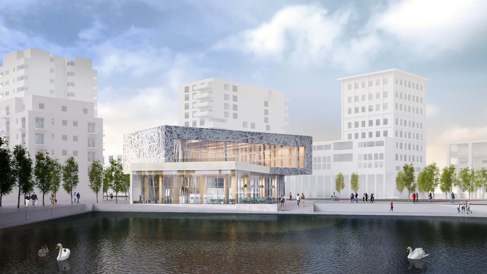 Gallery of Bisset Adams Wins RIBA Competition for New Library in ...