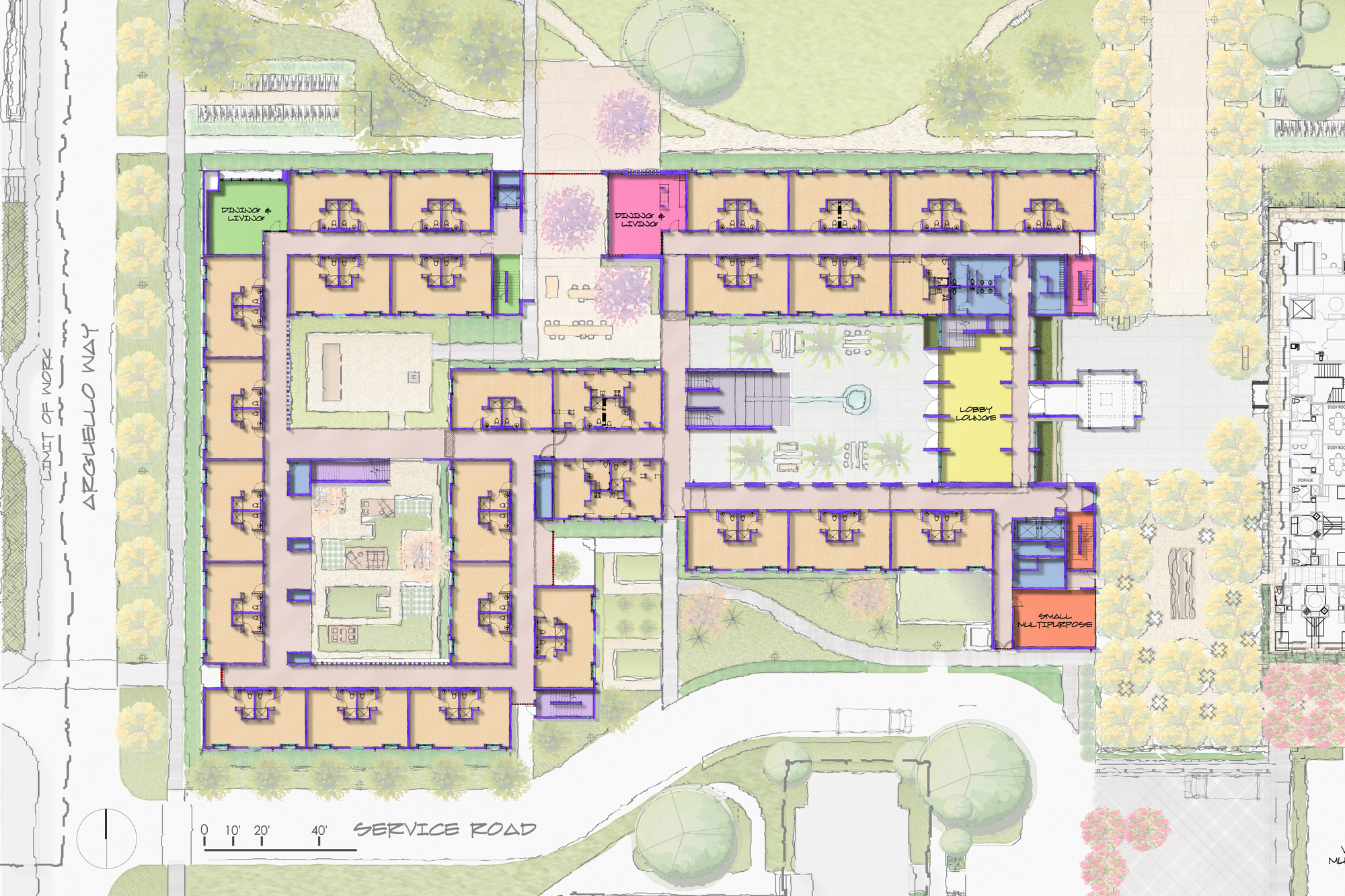 Gallery of Highland Hall Residences Stanford University / LEGORRETA - 21