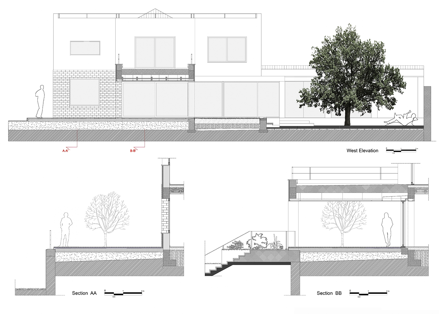Gallery of Courtyard House of Stone / Studio 4e - 24
