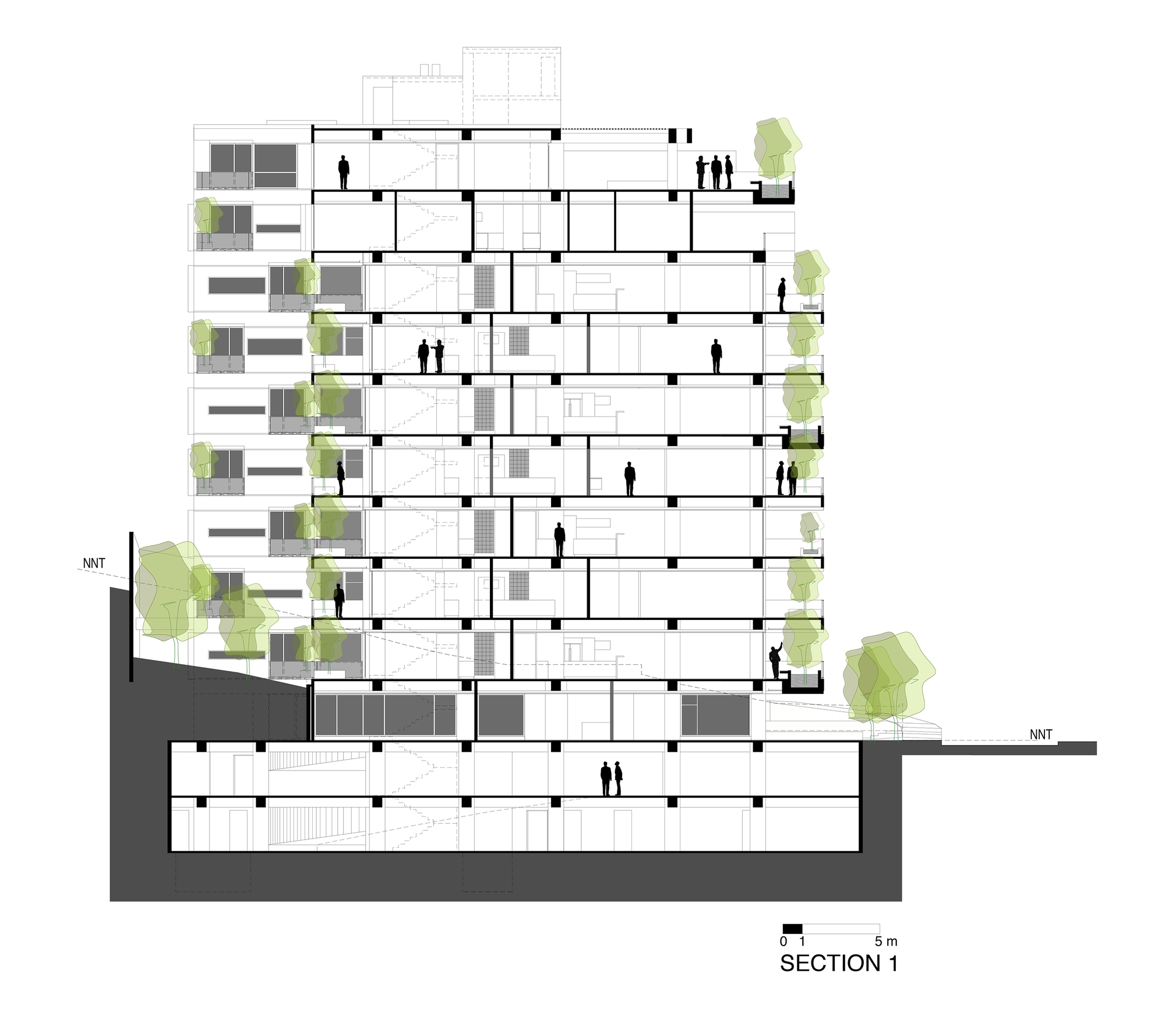 Gallery of PERMEABLE LIVING Building / Arquitectura X - 27