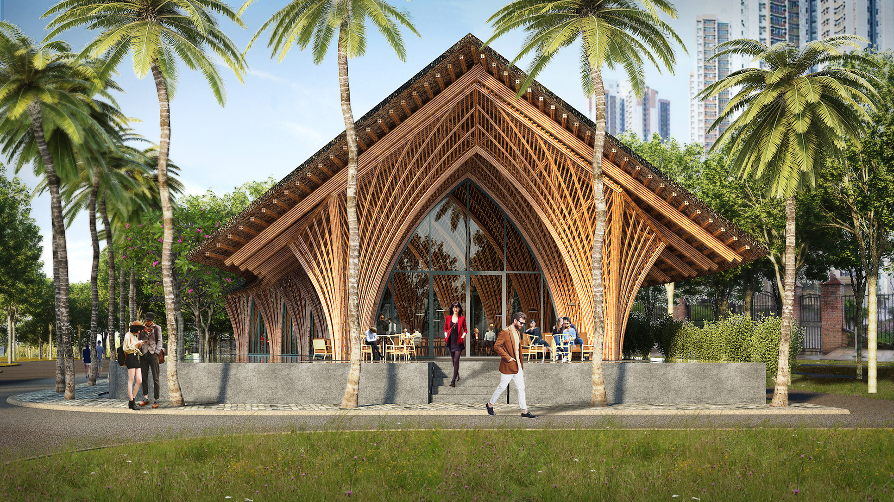 Gallery of VTN Architects Creates Airtight Bamboo Pavilion in Xiamen - 3