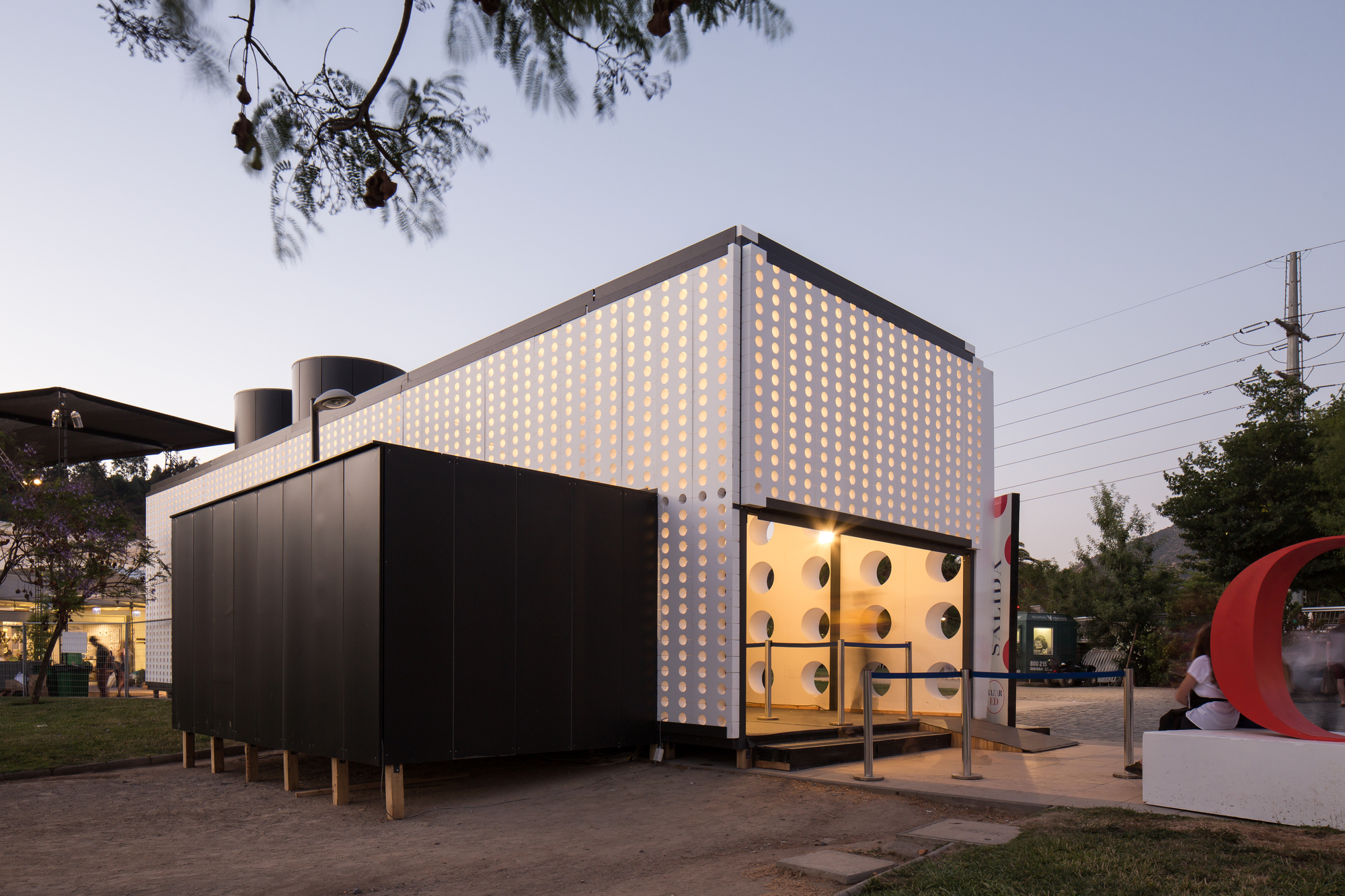 Gallery of Unforgettable Prefab Pavilion Plays with Light and Wind - 3