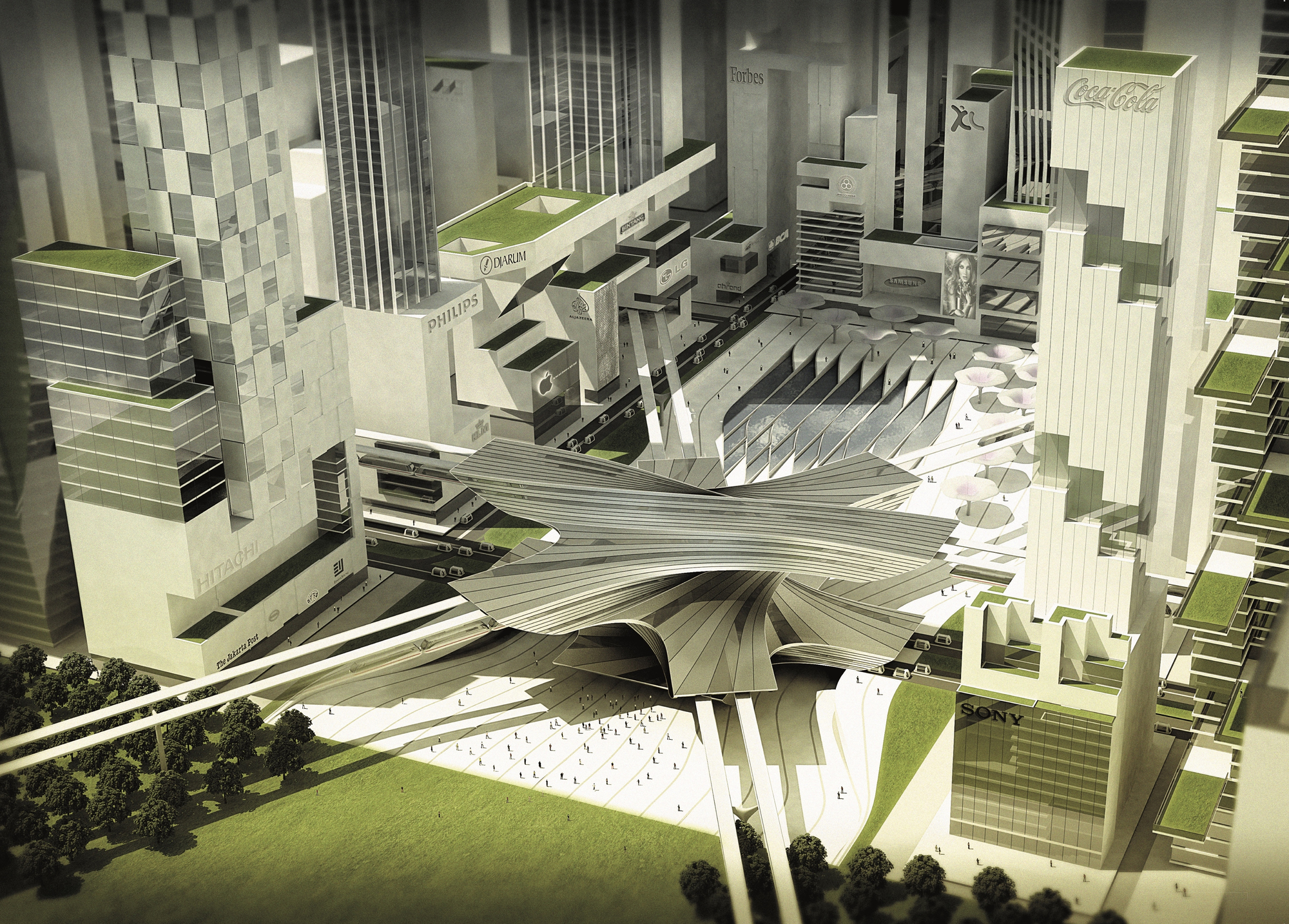 画廊 2017世界建筑节之智慧城市奖公布！“绿色曼哈顿”概念设计拔得头筹 - 19