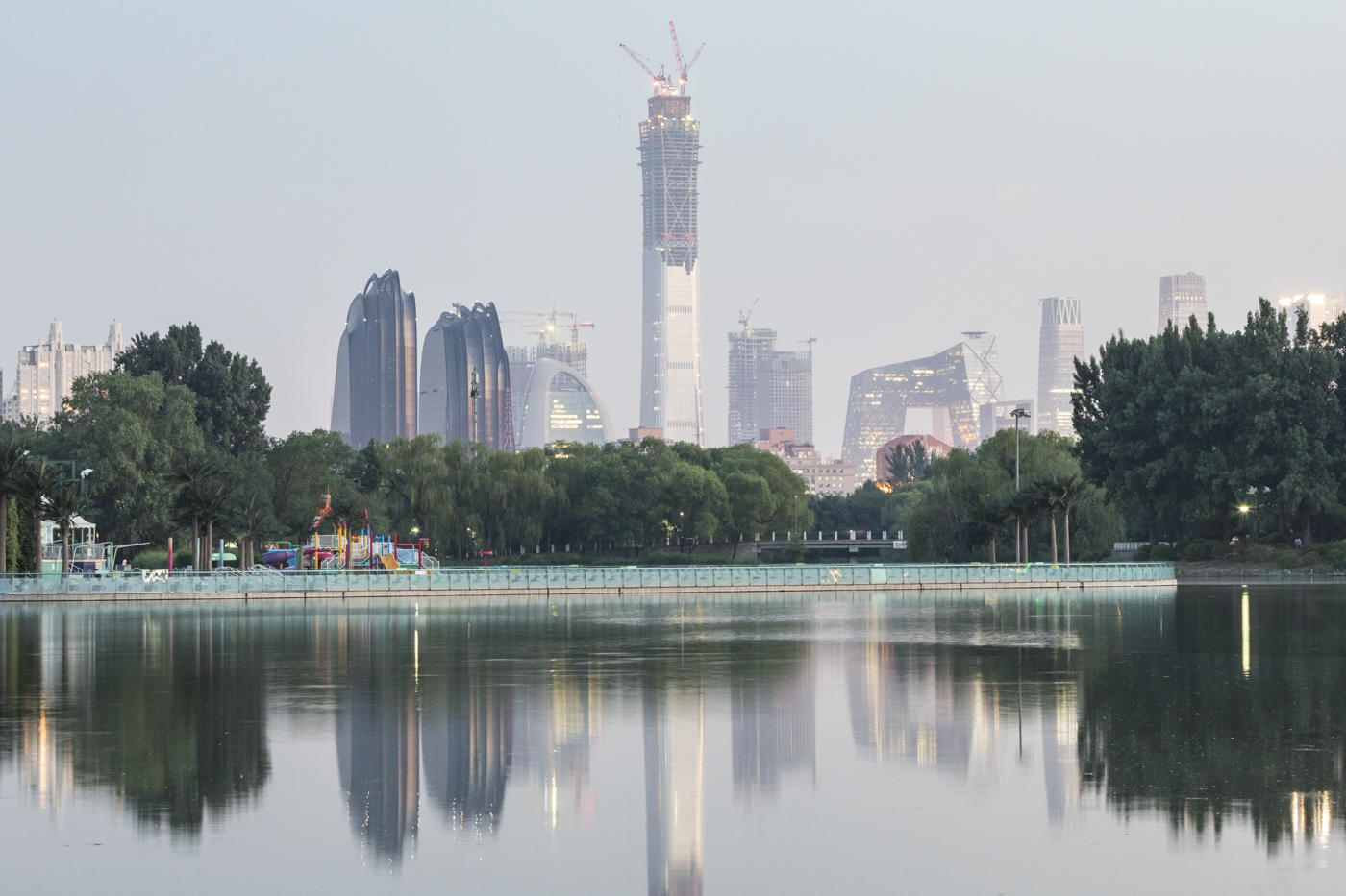 Gallery of Laurian Ghinitoiu Captures MAD's Chaoyang Park Plaza in its ...