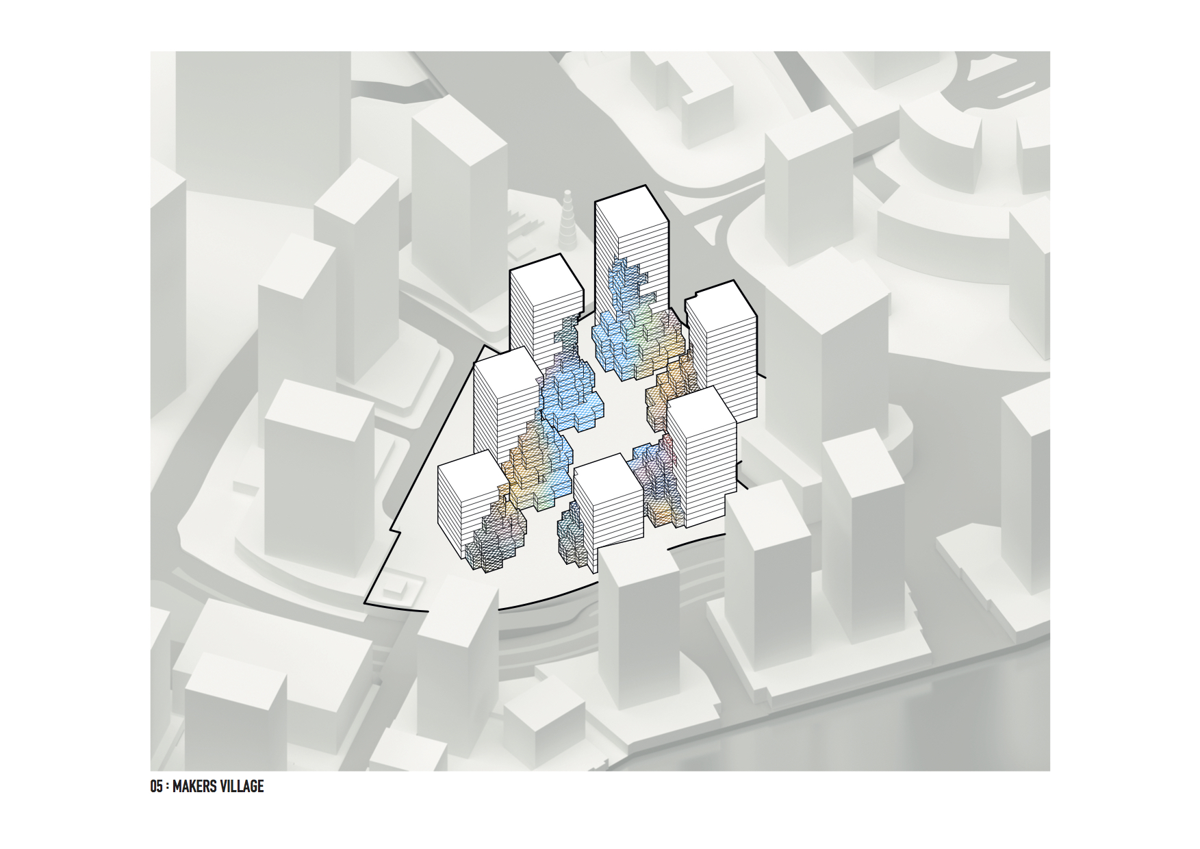 Gallery of MVRDV Unveils Pixelated Mixed-Use Community Around BIG ...