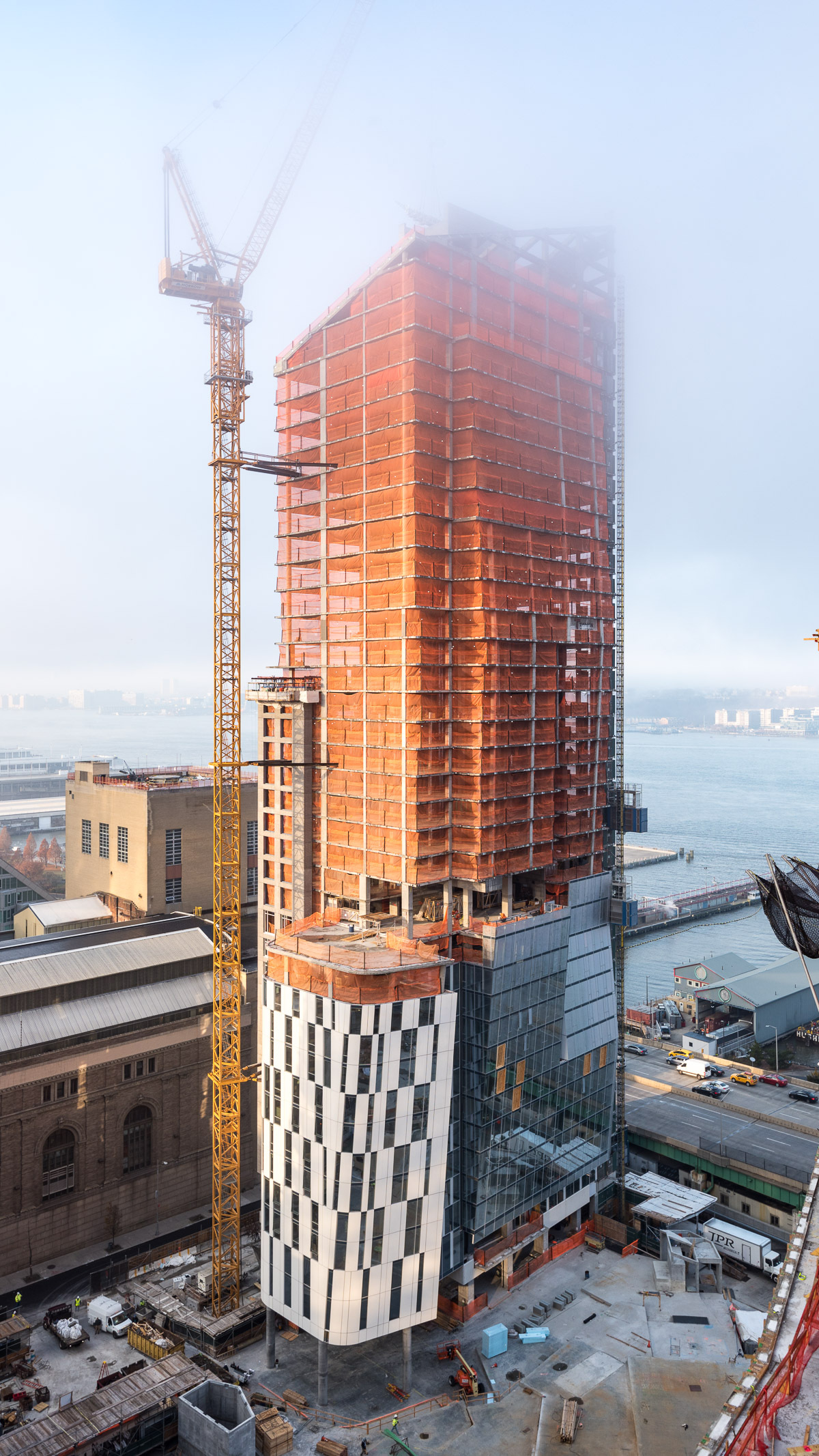 Gallery of NYC's Waterline Square Tops Out With Towers by Meier, Viñoly ...