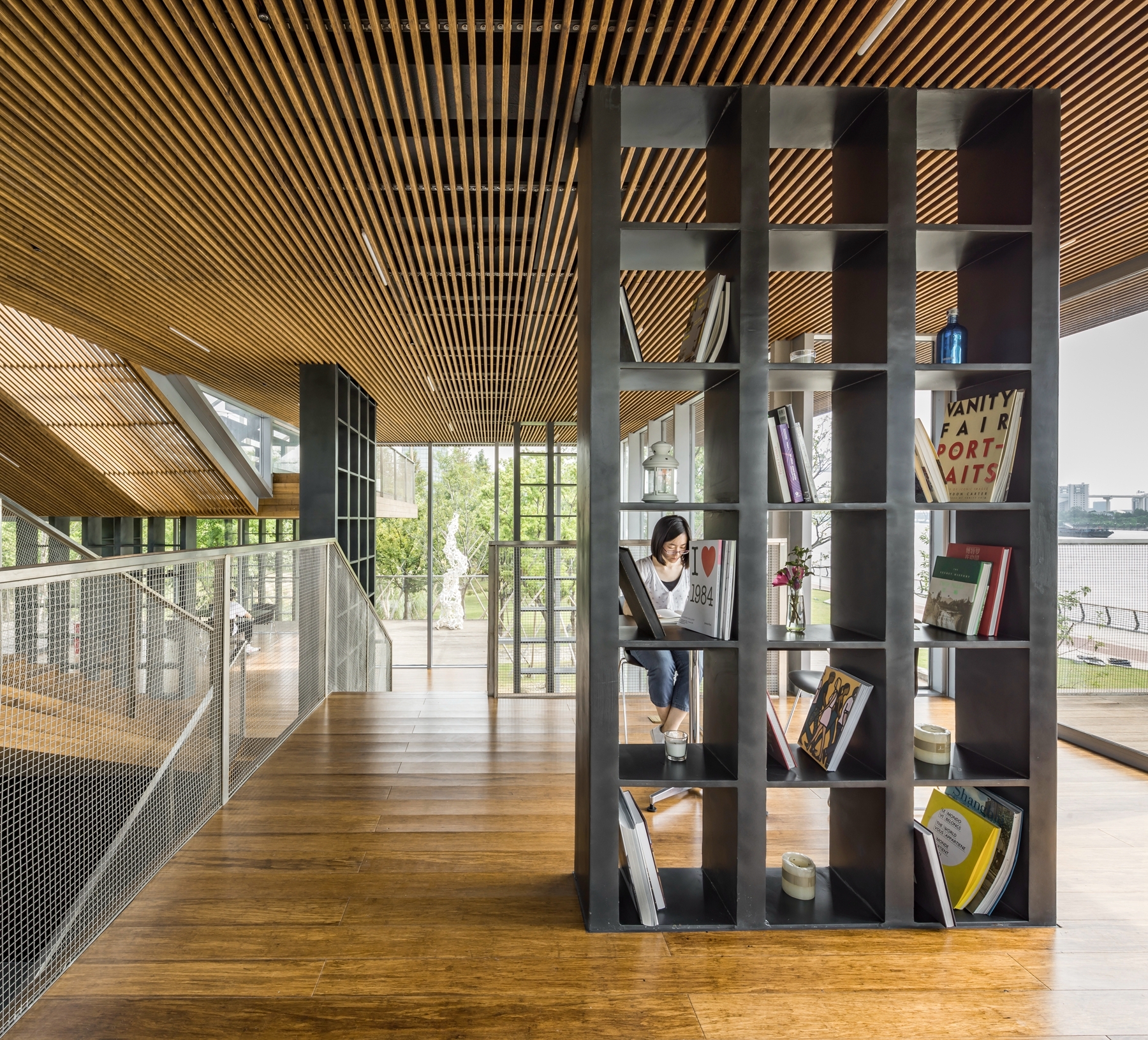 Gallery of Lattice Book House / Scenic Architecture Office - 14