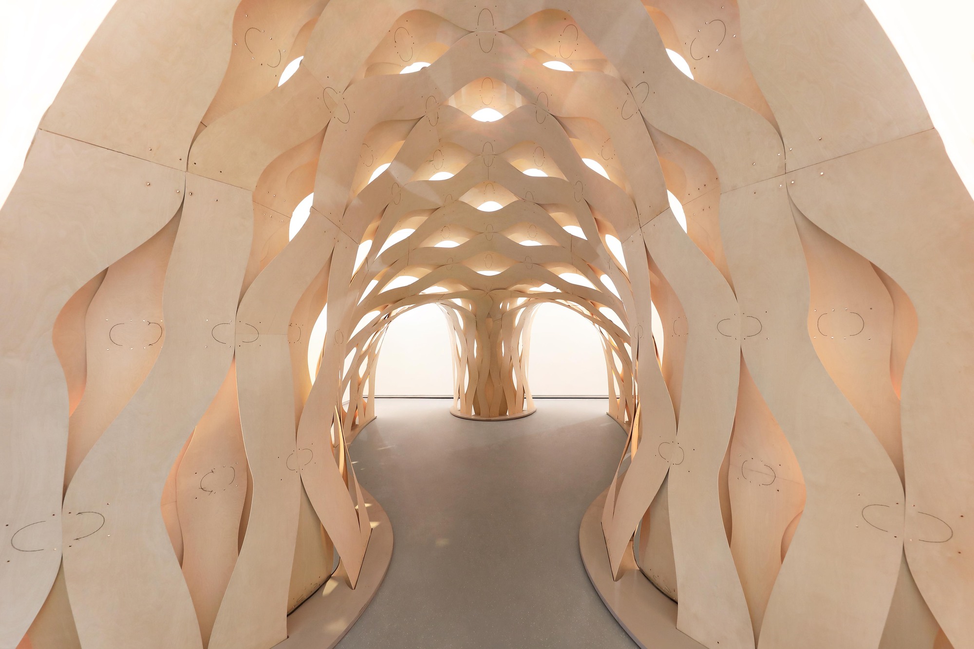 Gallery of Sewn Timber Shell / ICD University of Stuttgart + DDRC ...