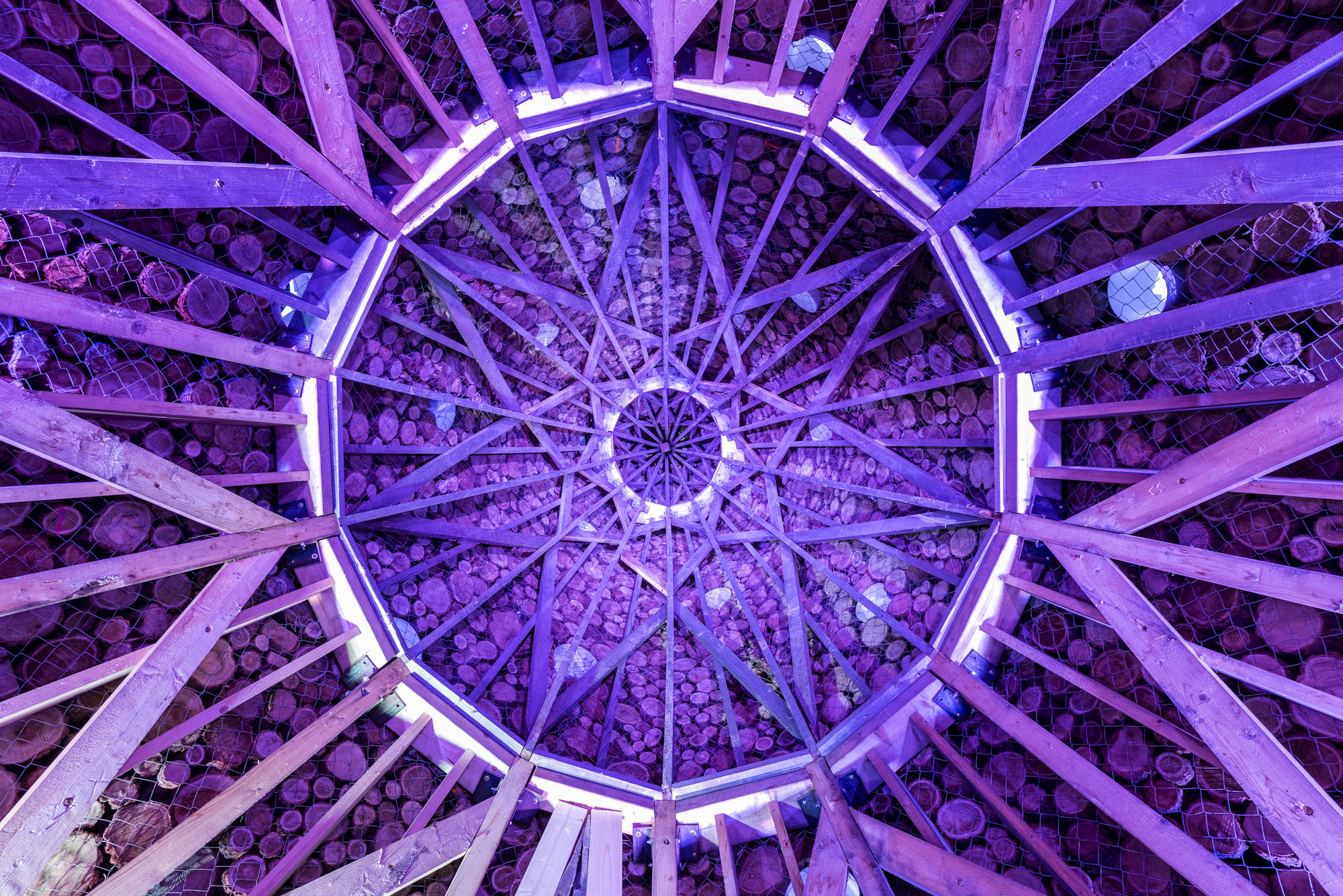 Gallery of Hello Wood Builds 5 Wooden Christmas Trees in Cities ...