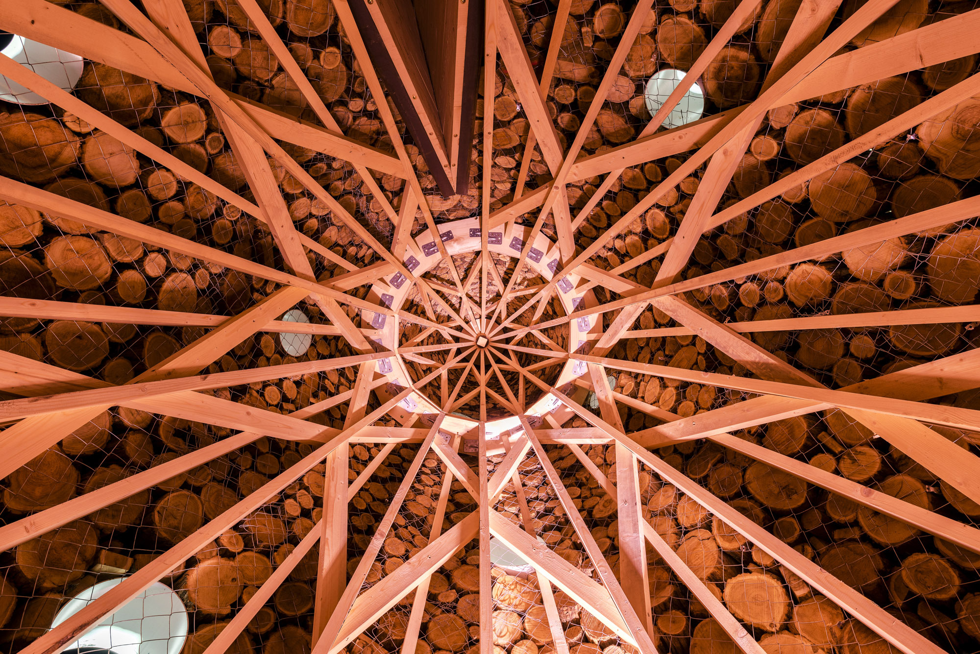 Gallery of Hello Wood Builds 5 Wooden Christmas Trees in Cities ...