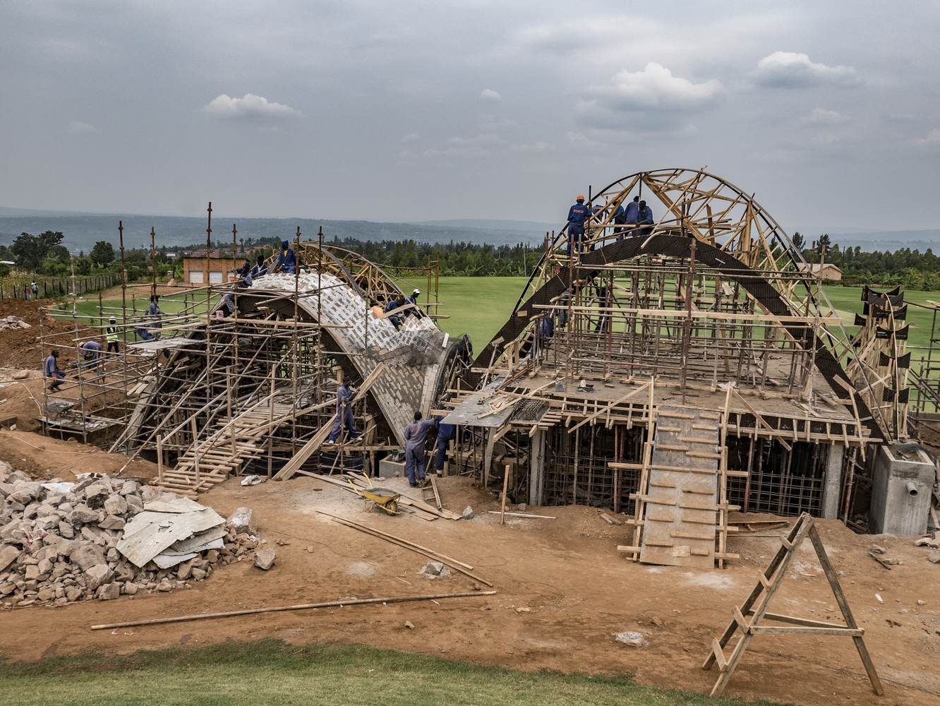 Gallery of Rwanda Cricket Stadium / Light Earth Designs - 17