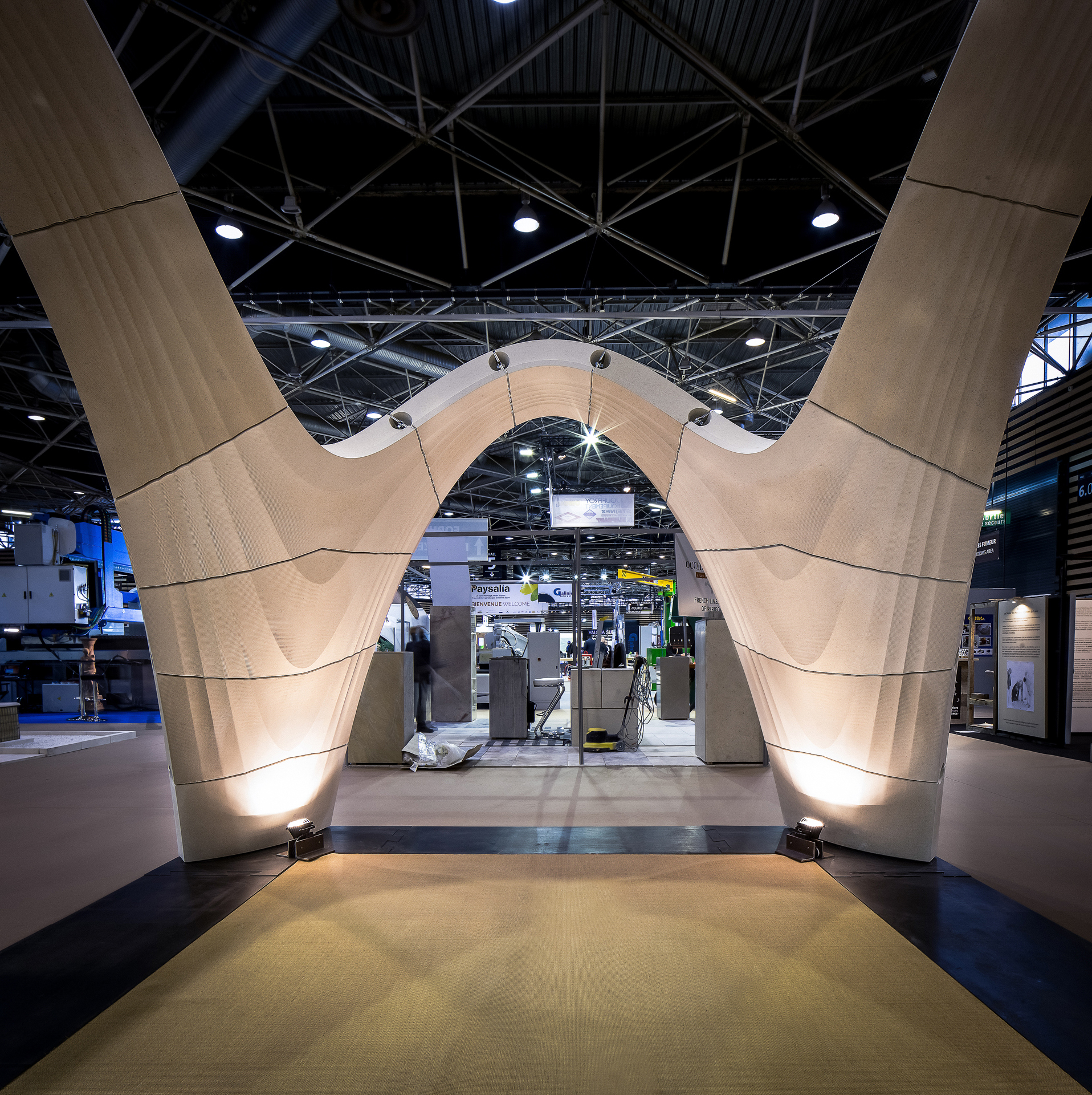 Gallery of Stone Pavilion Uses Traditional Form And Technology To ...