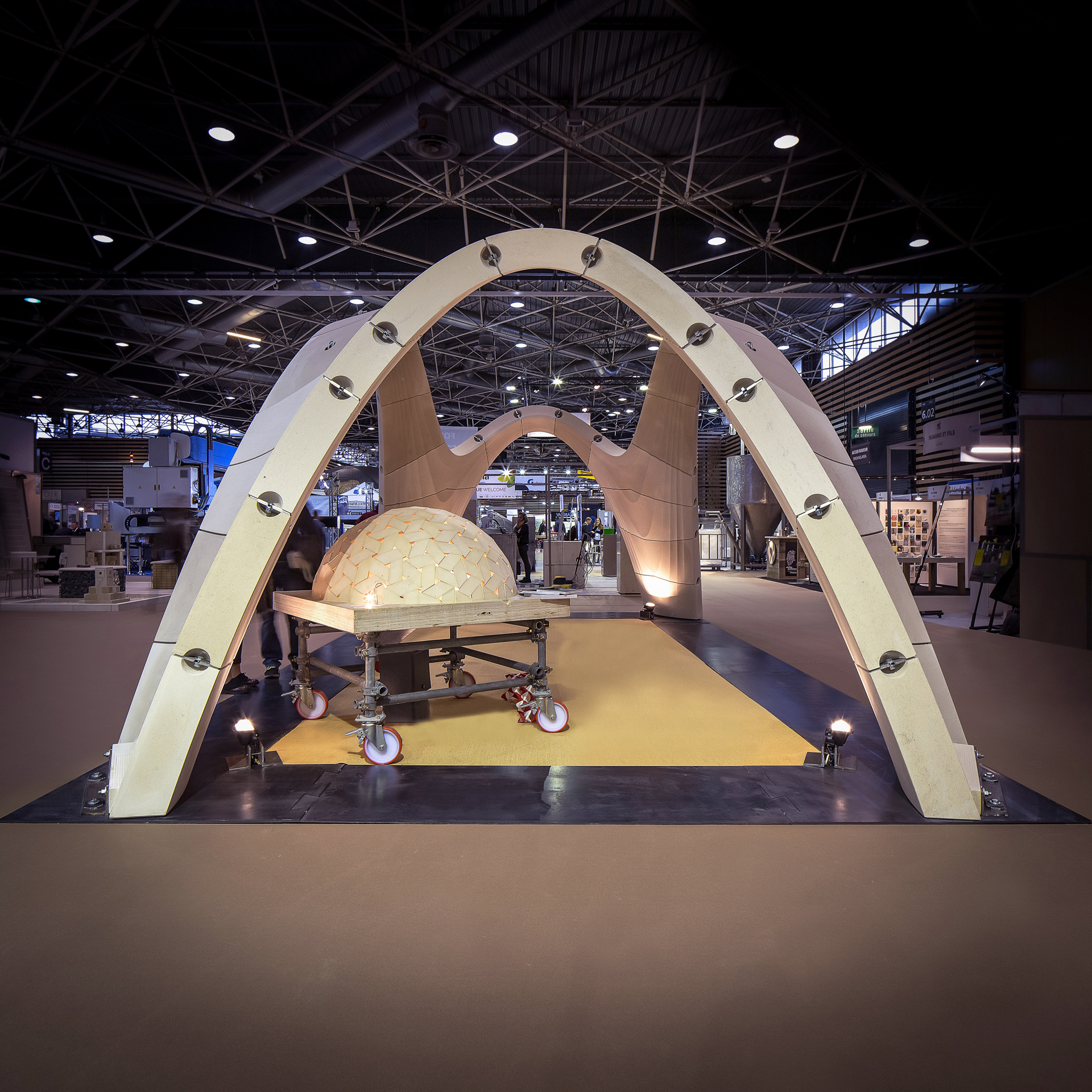 Gallery of Stone Pavilion Uses Traditional Form And Technology To ...