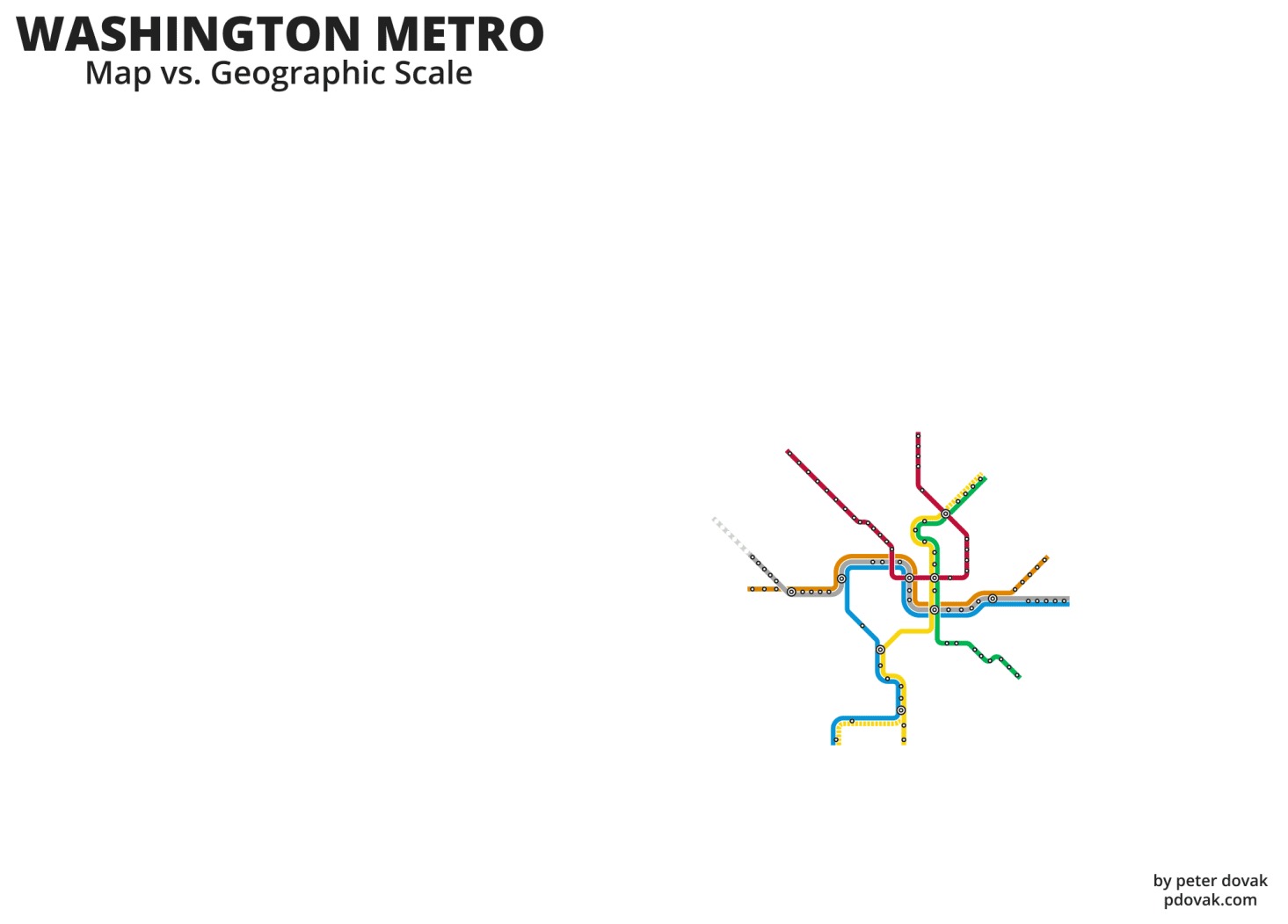 Galería de Estos GIFs contrastan los mapas de Metro con sus reales ...