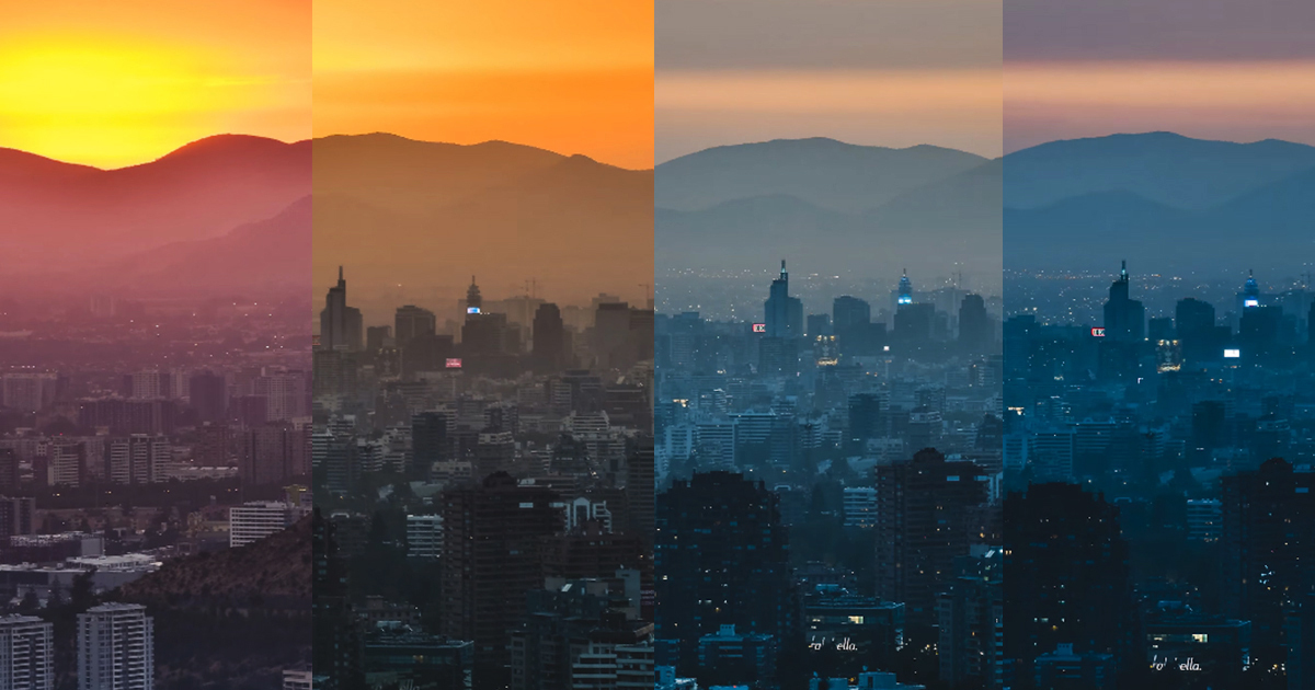 Astoundingly Colorful Chilean Sunset Captured In Timelapse Photo Series ...