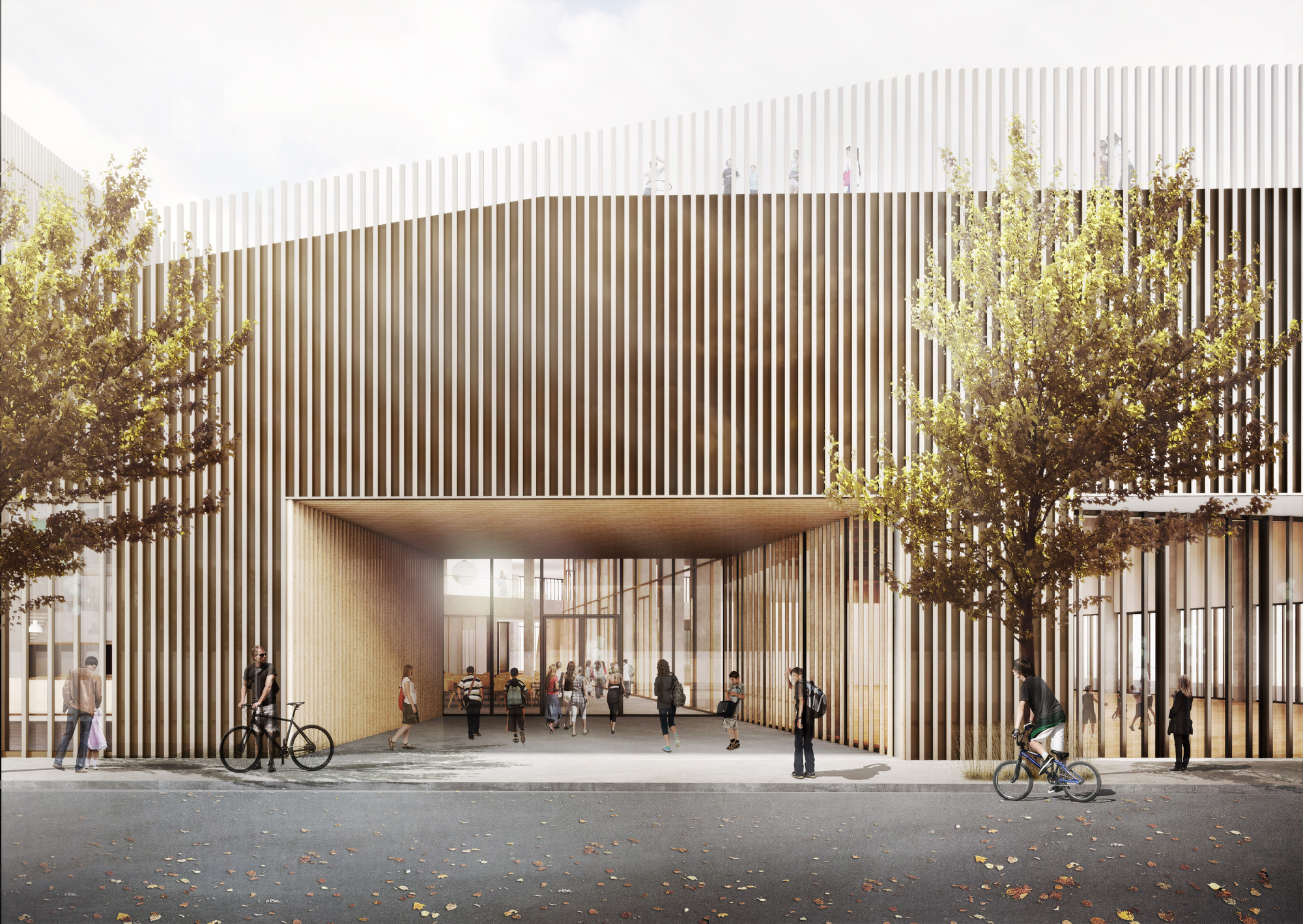 Gallery of C.F. Møller Wins Competition for Active-Learning School in ...