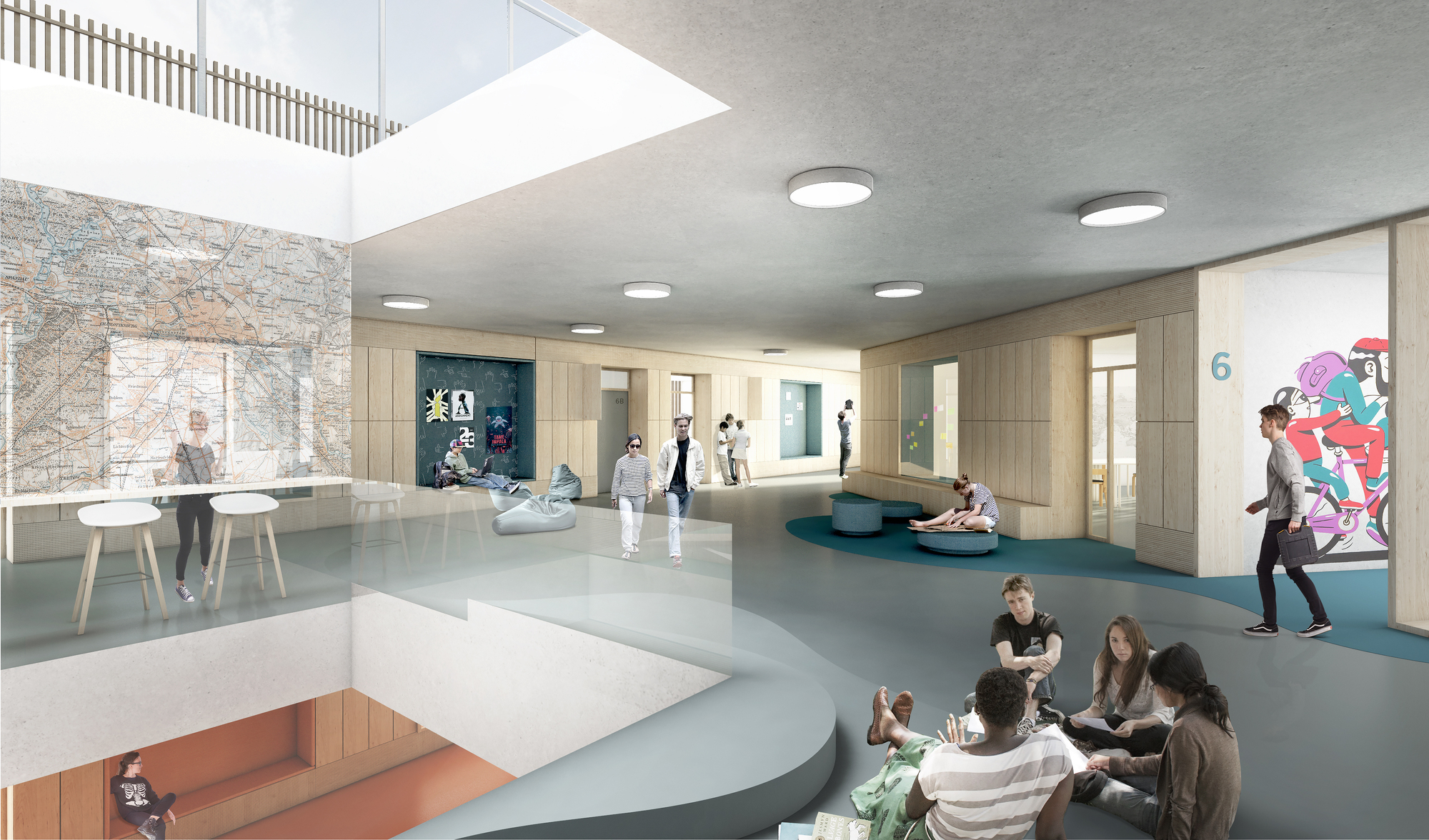 Gallery of C.F. Møller Wins Competition for Active-Learning School in ...