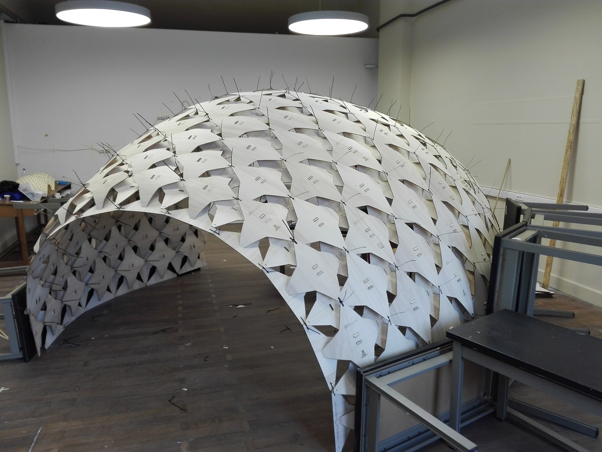 Gallery of Architects Create Affordable "Exoskeleton" Pavilion With ...