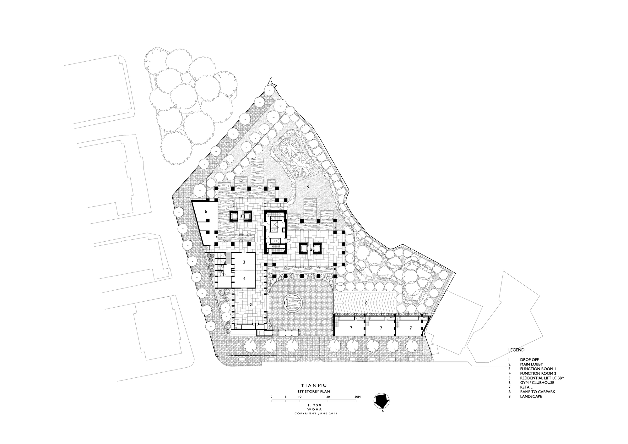 画廊 台北华固天铸 / WOHA - 21