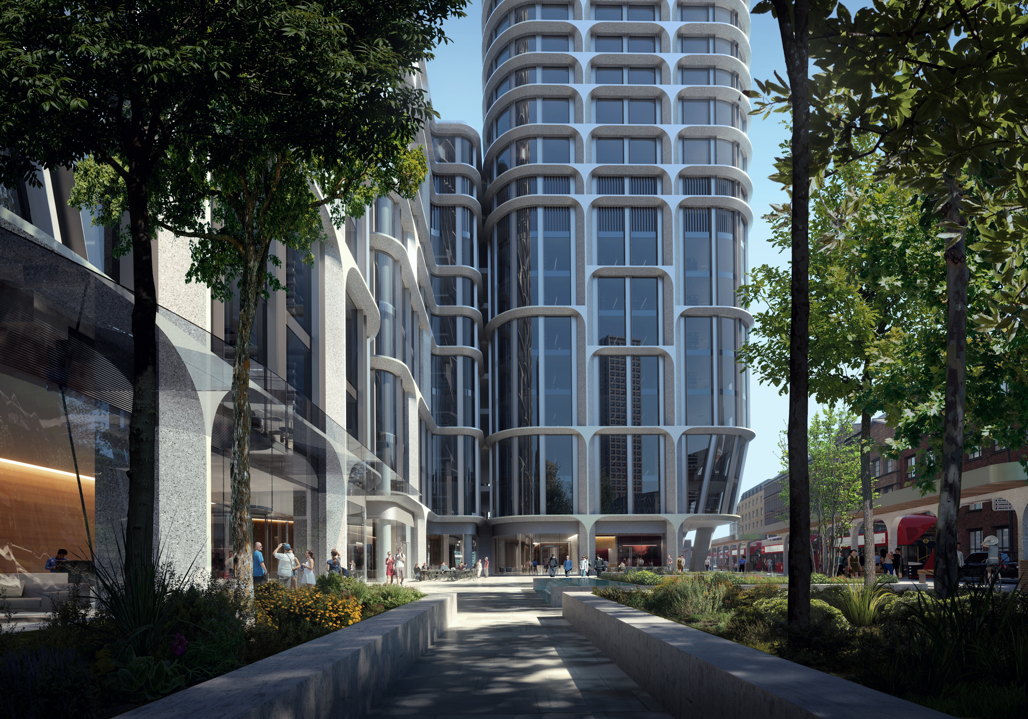Gallery of Zaha Hadid Architects Unveil Mixed-Use Public Square Scheme ...