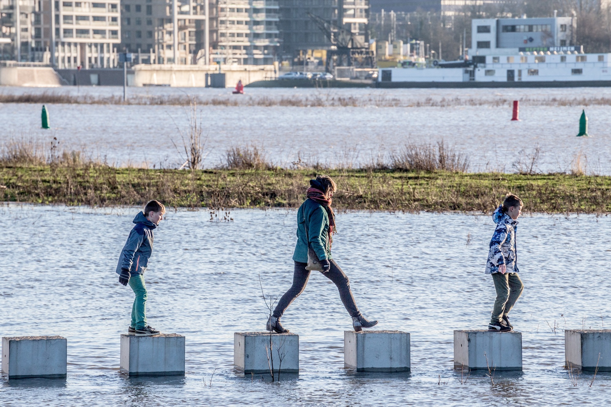 Gallery of NEXT Architects' Zalige Bridge Transforms Into Stepping ...