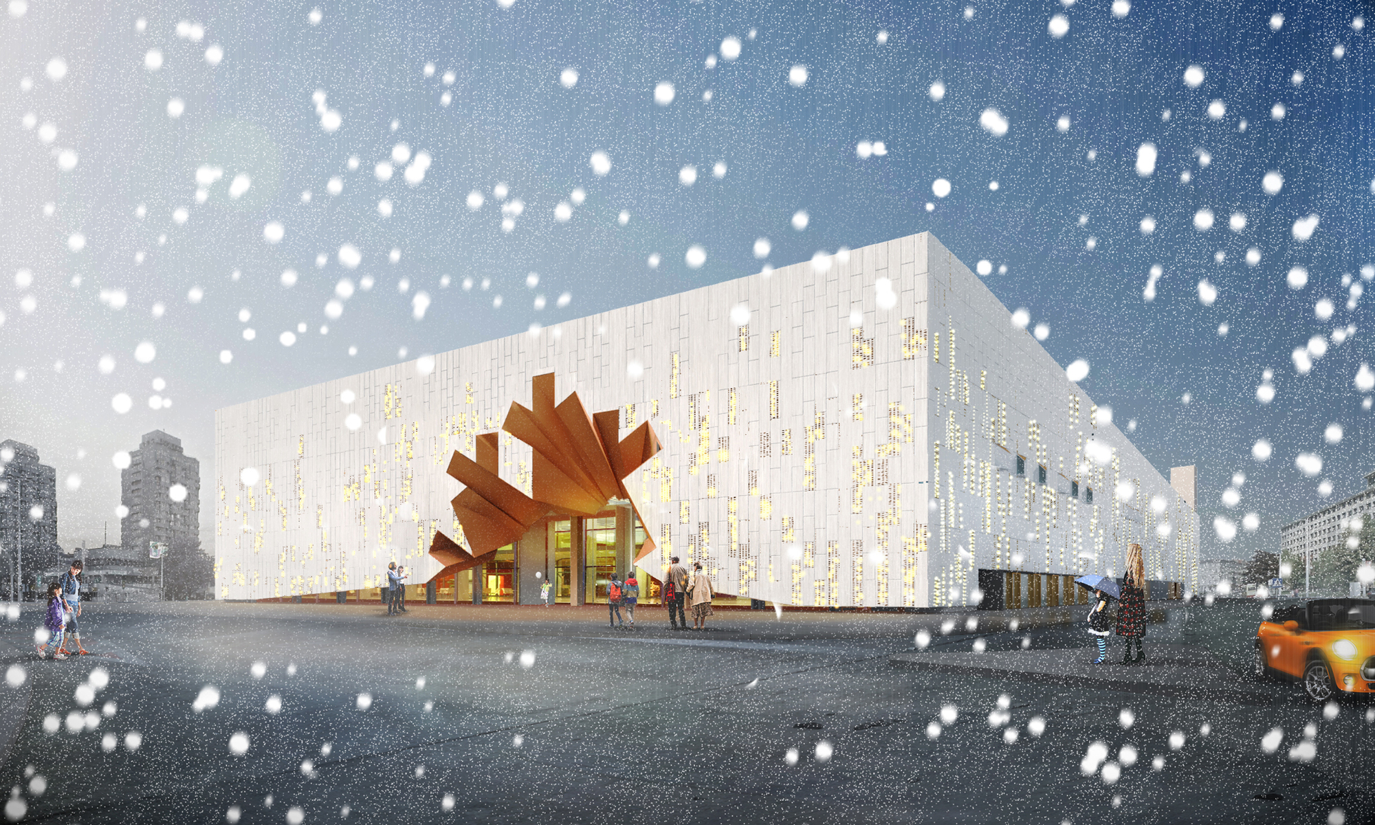 Gallery of Mirrored Shopping Mall Proposal Wins 2017 "Unbelievable ...