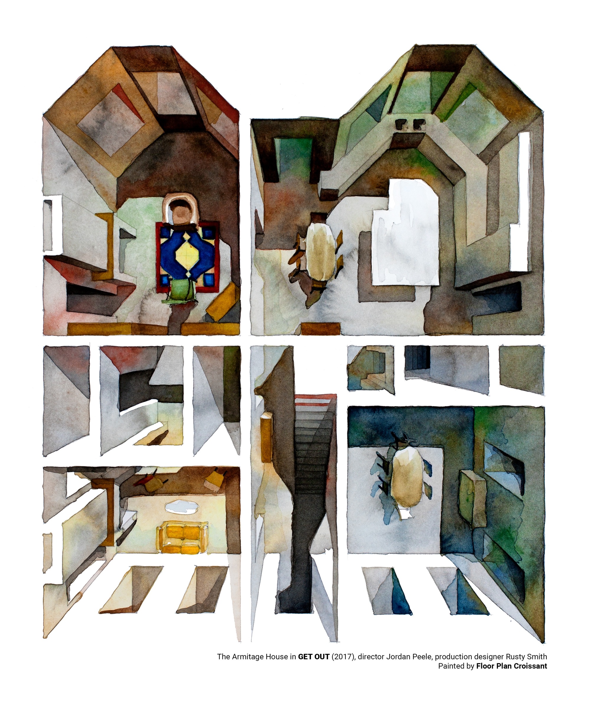 Gallery of Architecture On Screen: Illustrated Plans From 6 Award ...