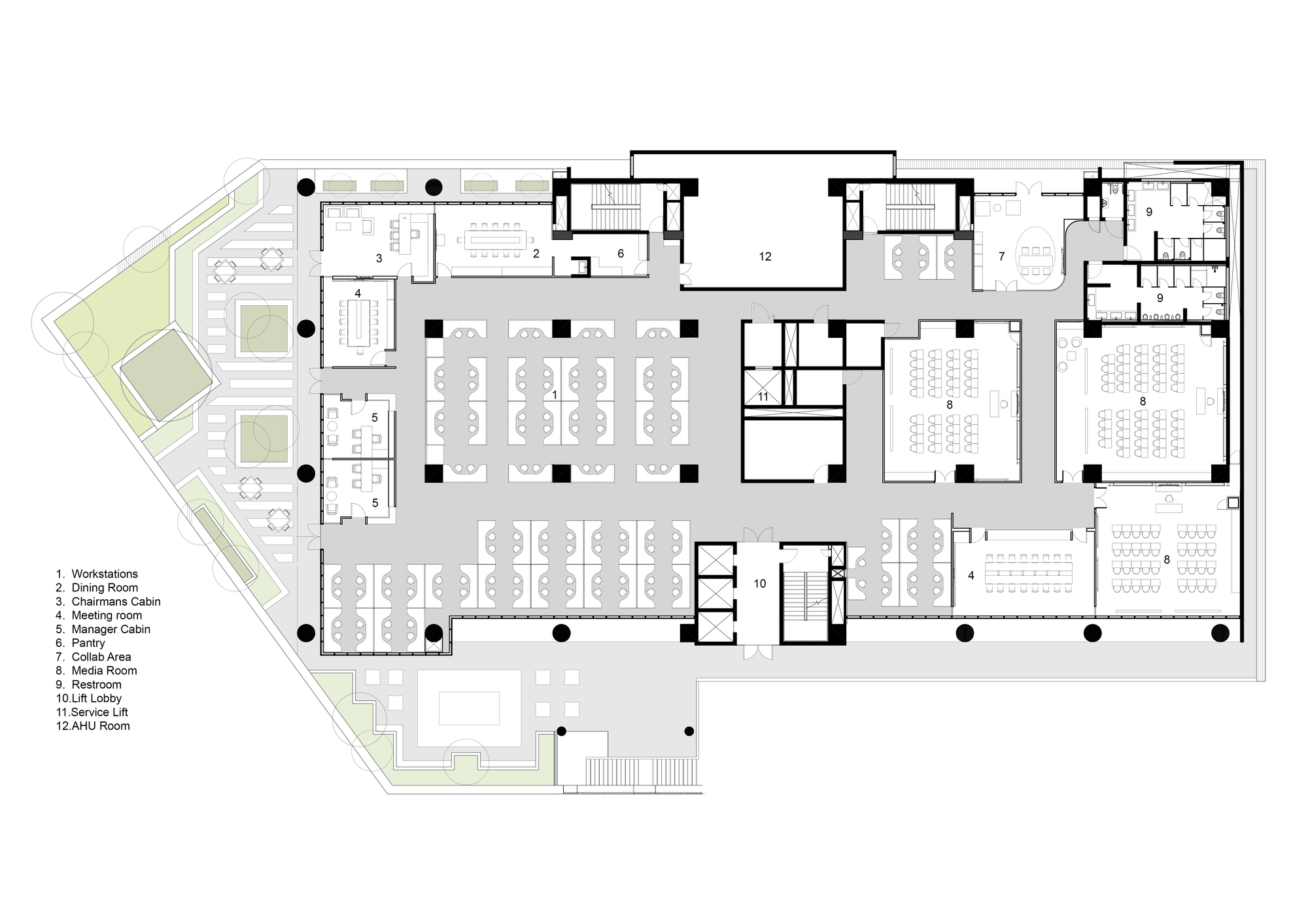 Gallery of Mindtree East Campus / CnT Architects - 23