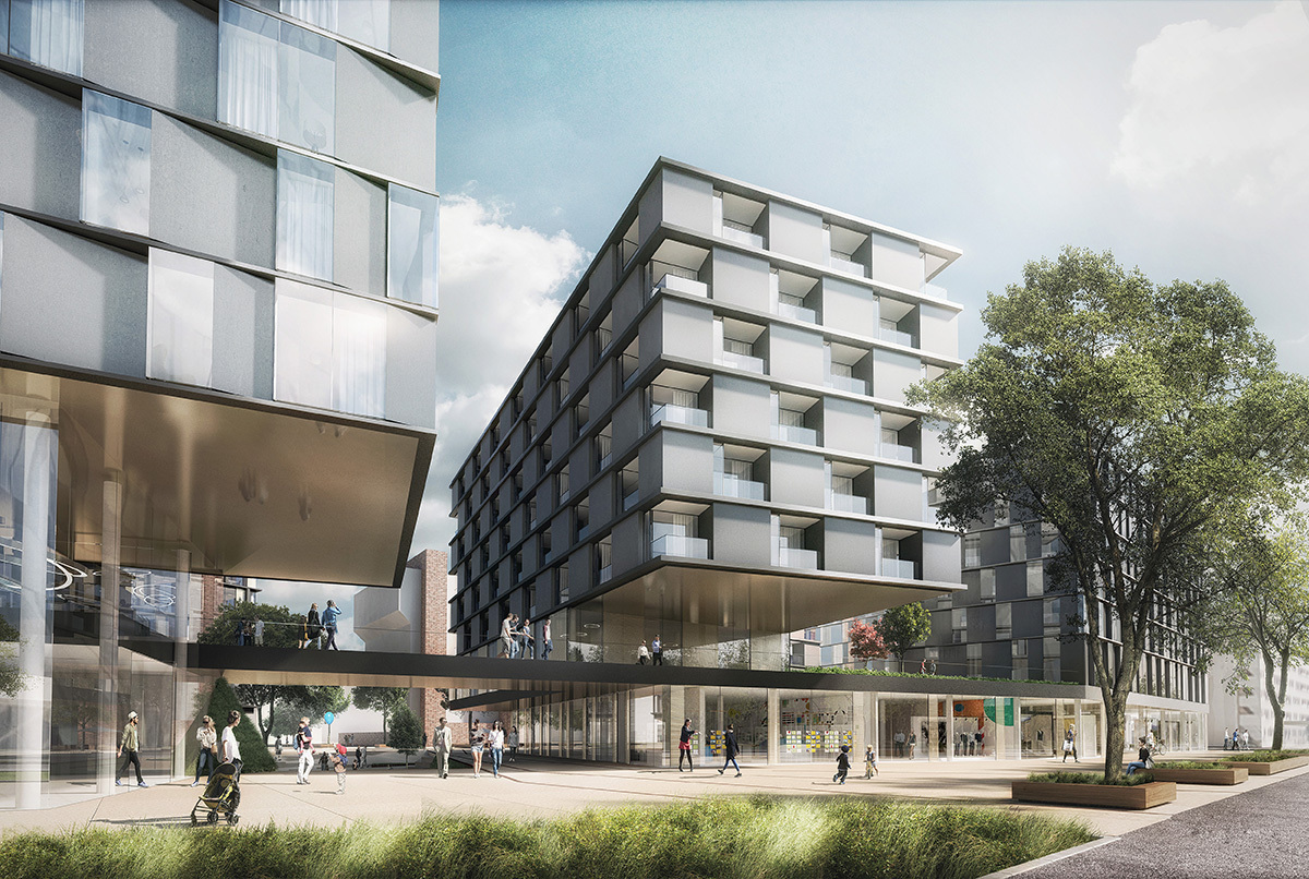 Gallery of Zechner & Zechner Create a Mixed-Use Complex Beside Peter ...