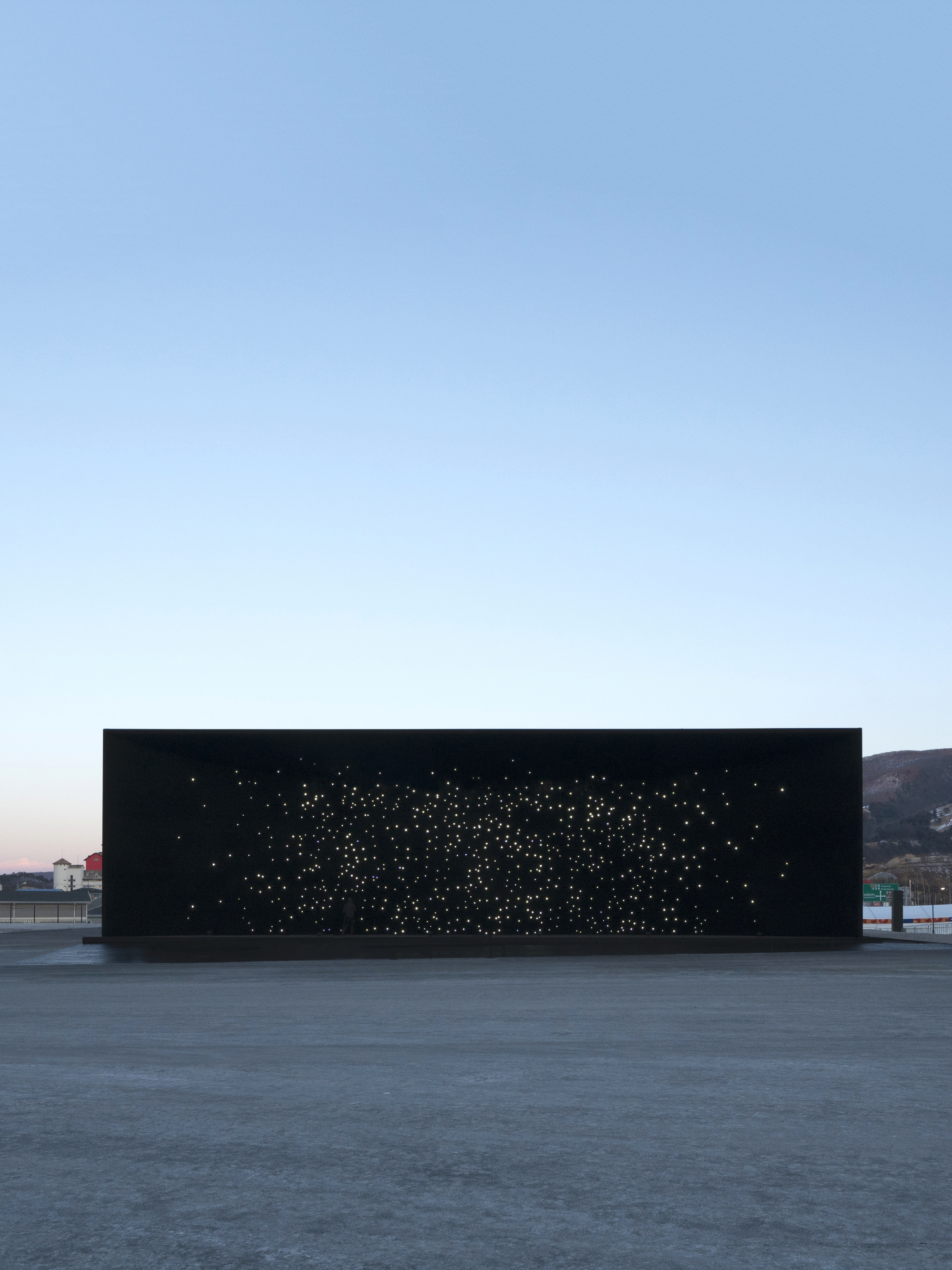 Asif Khan Unveils Darkest Building On Earth For Winter Olympics Pavilion Archdaily