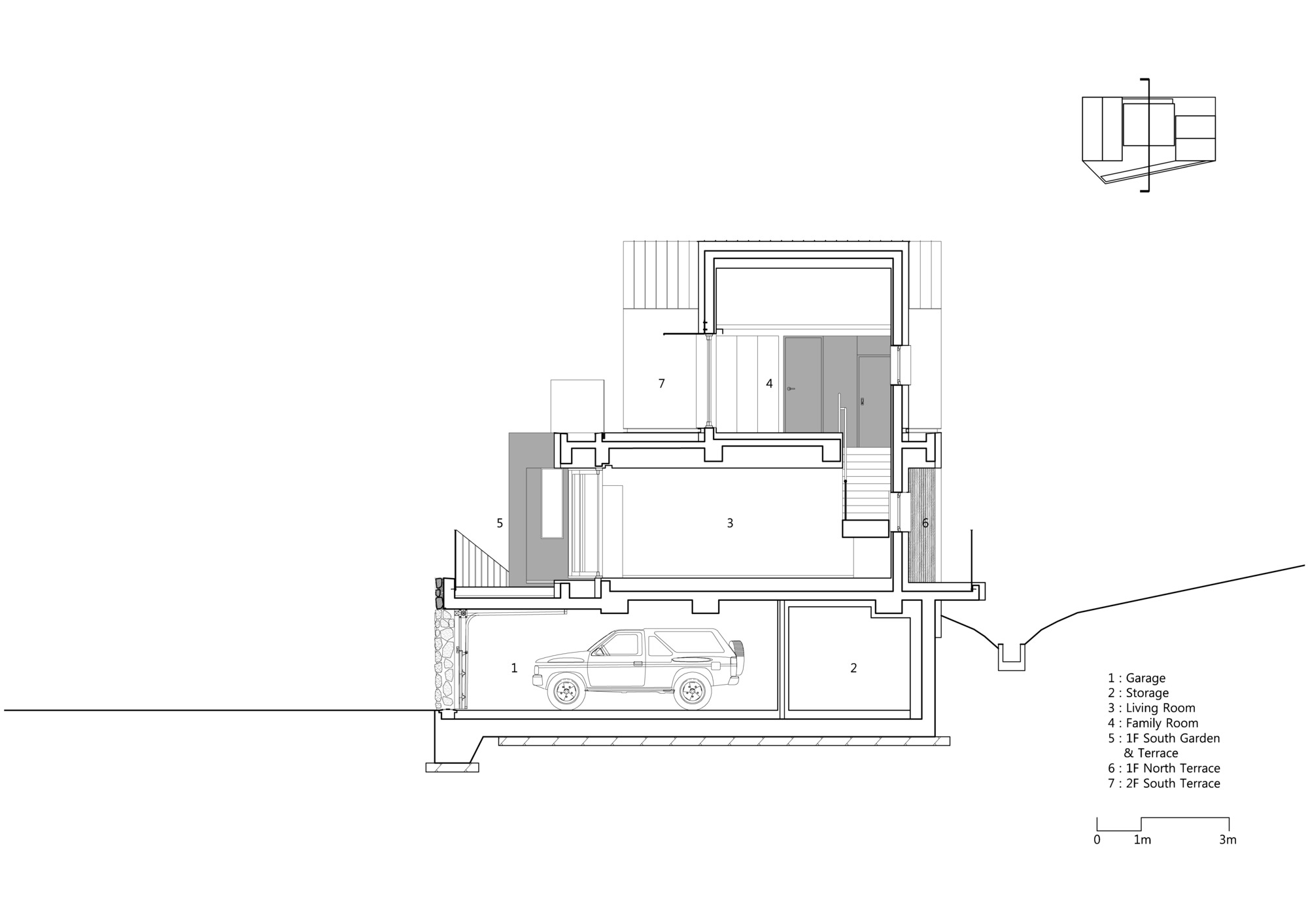 Gallery of Three-Roof House / PLAIN WORKS - 28