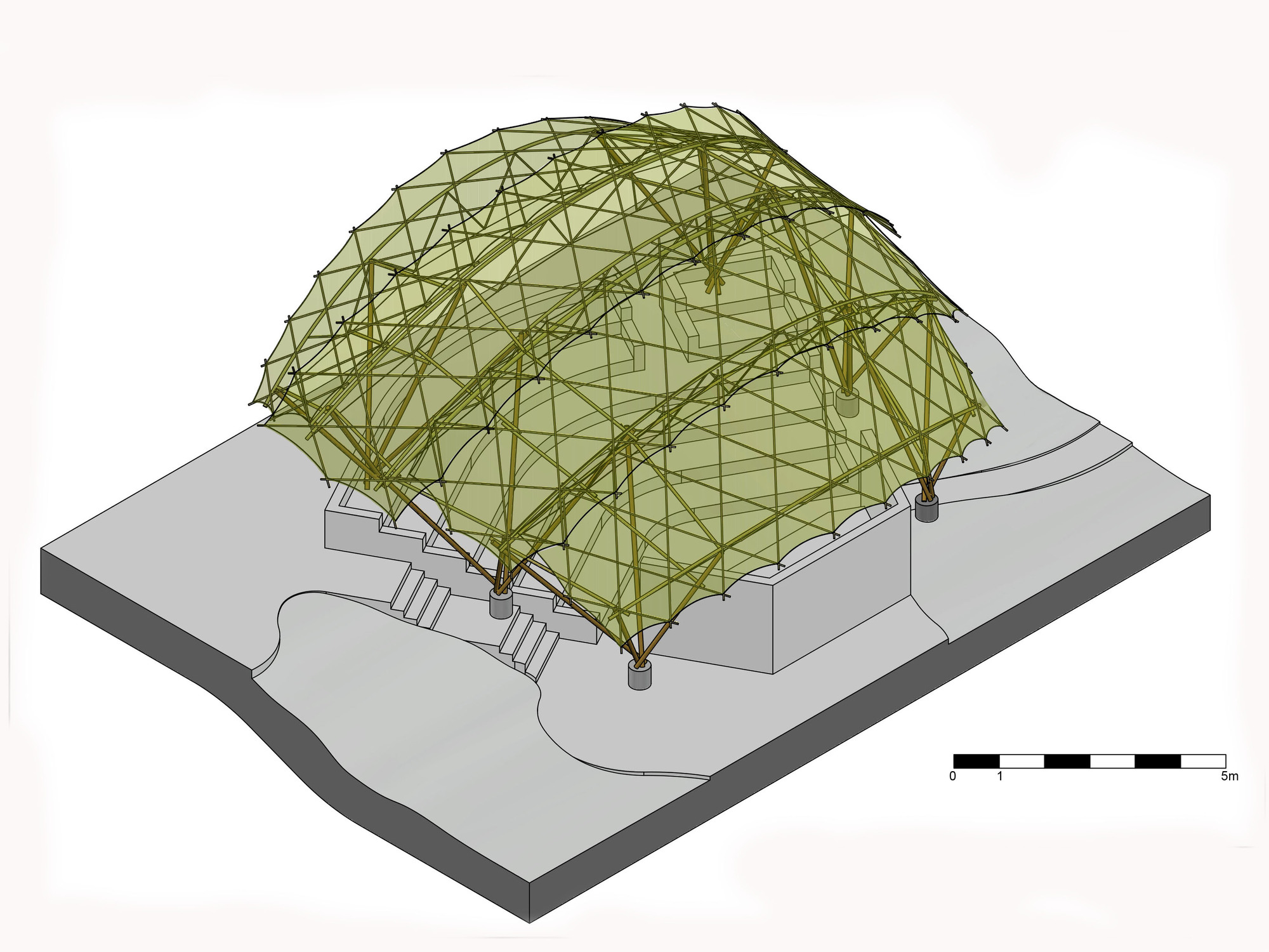 Gallery of Bamboo Amphitheater Space Structure / Bambutec Design - 37