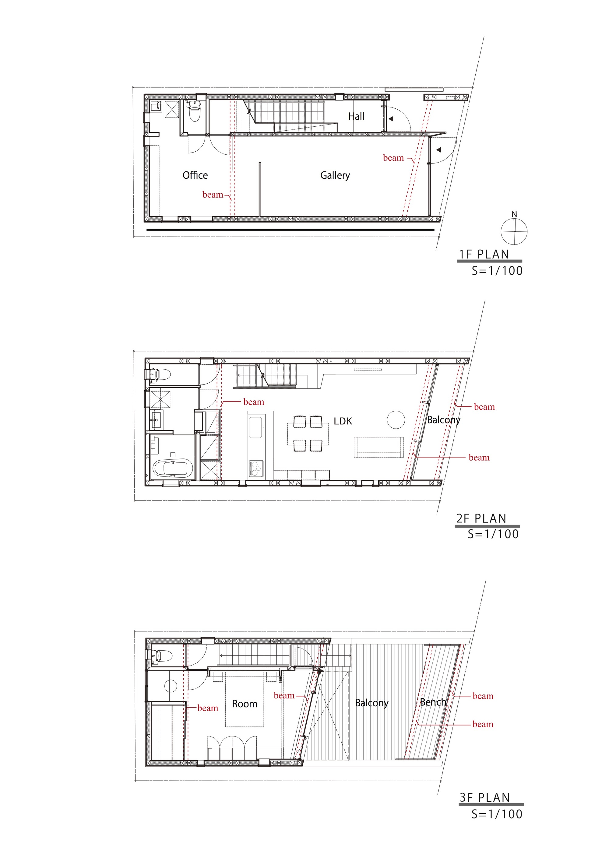 Gallery of Beam House / Hugo Kohno Architect Associates - 17