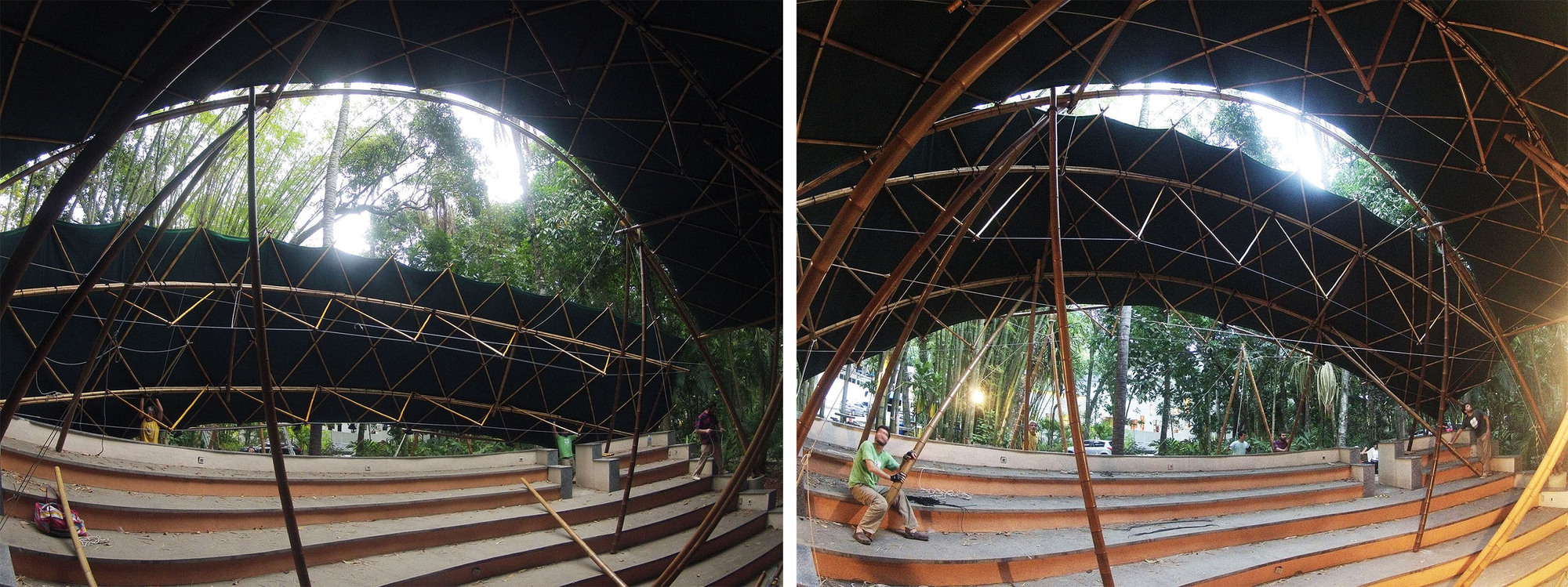 Gallery of Bamboo Amphitheater Space Structure / Bambutec Design - 9