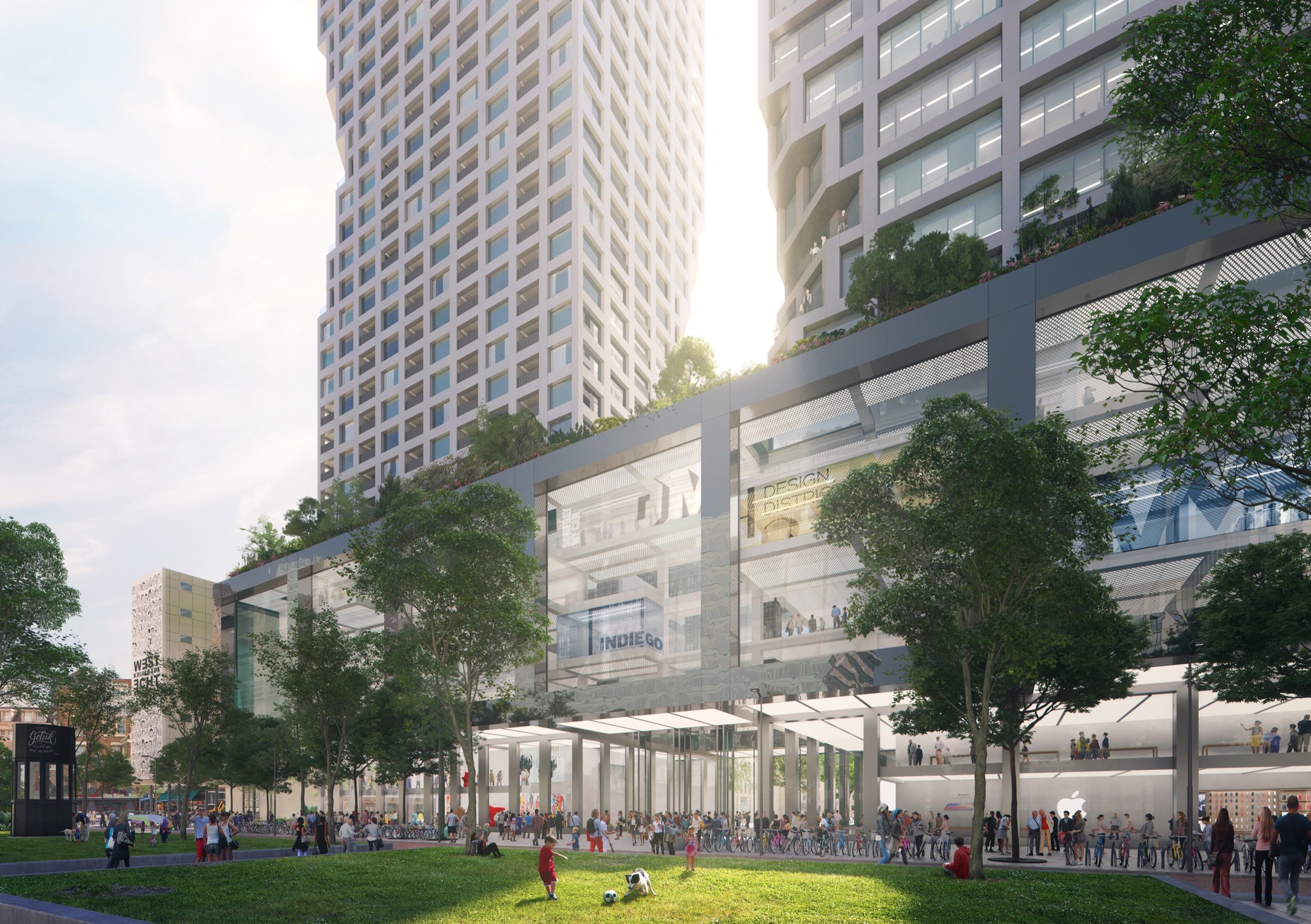Gallery of MVRDV Wins Competition for Dual Tower Mixed-Use Complex in ...