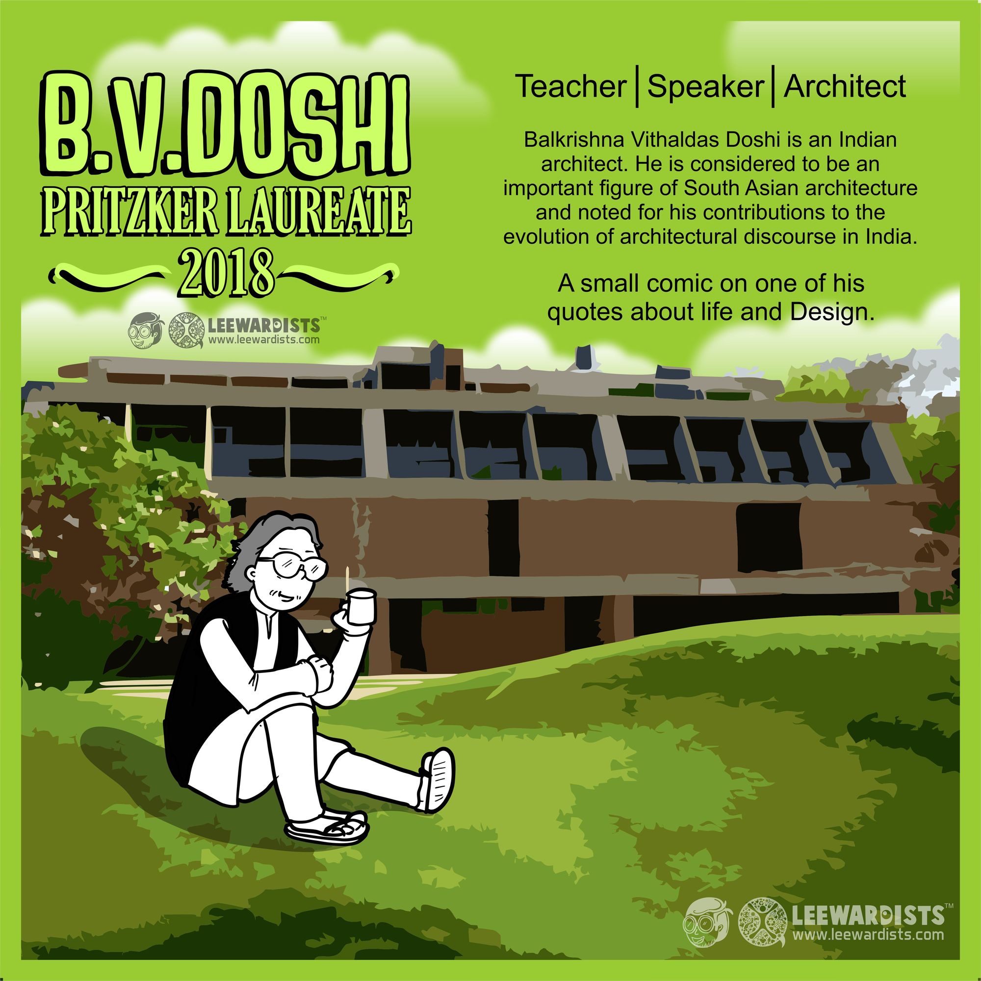 Gallery of B.V. Doshi's Ultimate Lesson To Us - 3