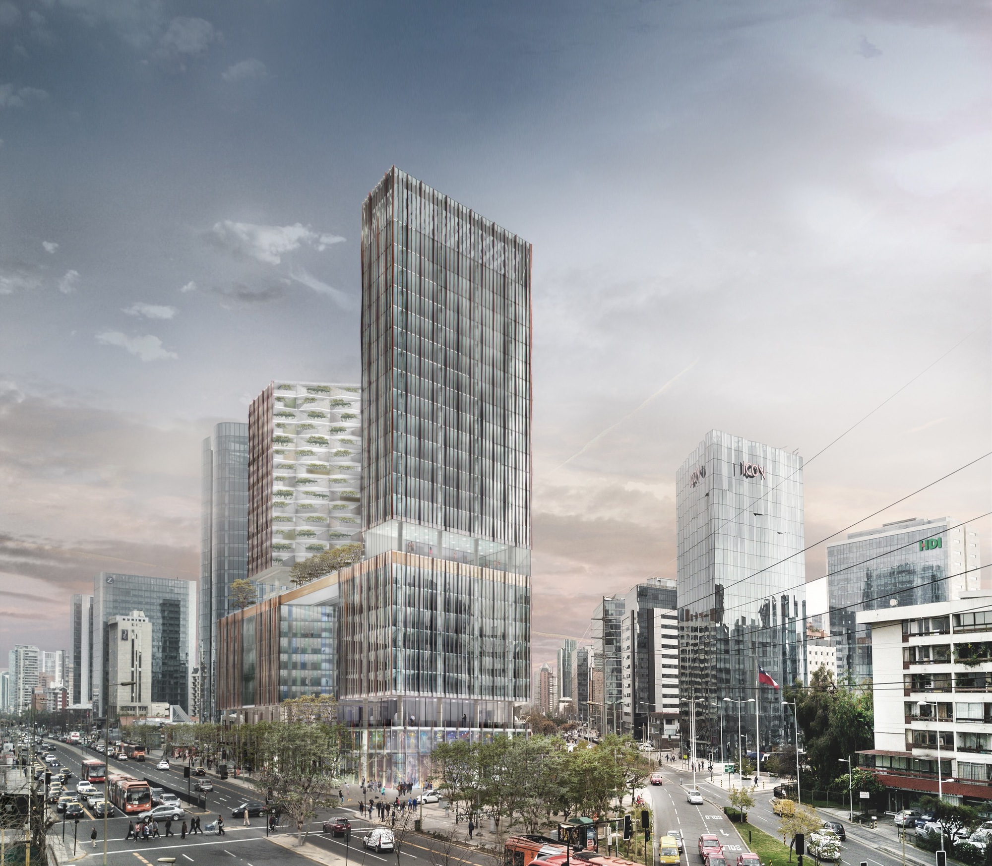 El proyecto de +Arquitectos y Sauerbruch Hutton que transformará la esquina de Apoquindo con ...