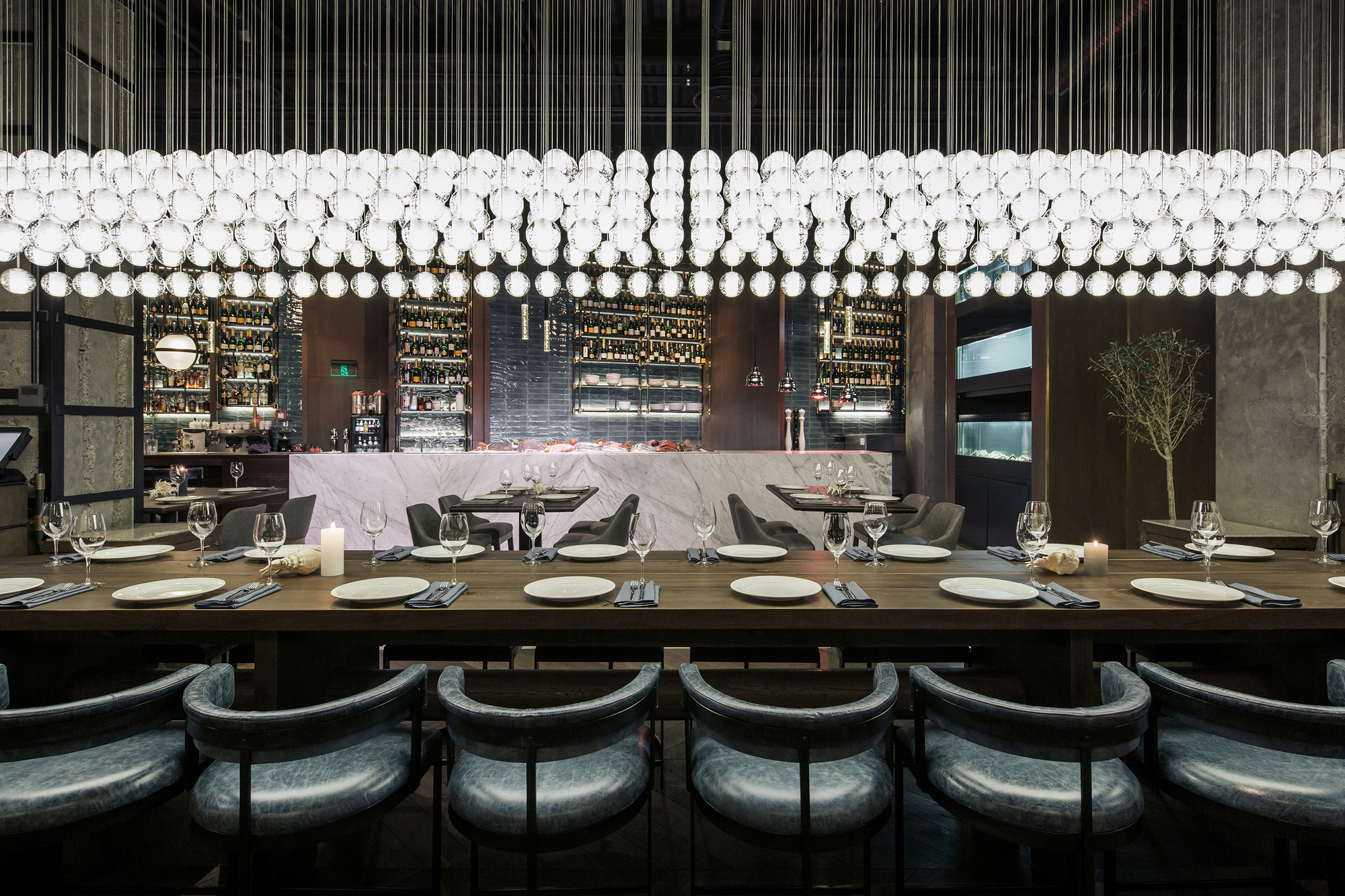 Gallery of Fish Restaurant CATCH / YoDezeen studio - 15
