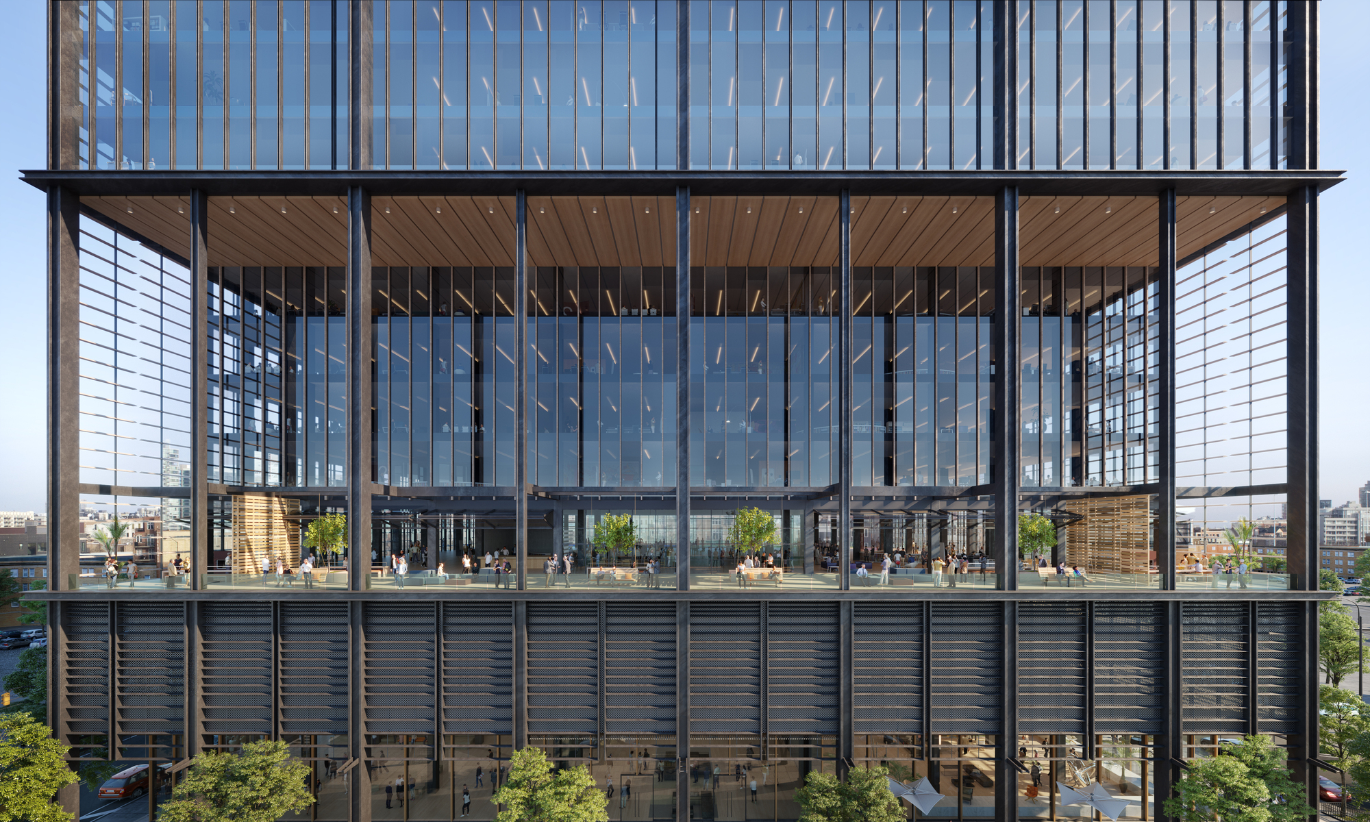 Gallery of SOM Unveils Images of Chicago Office Tower With Five-Story ...