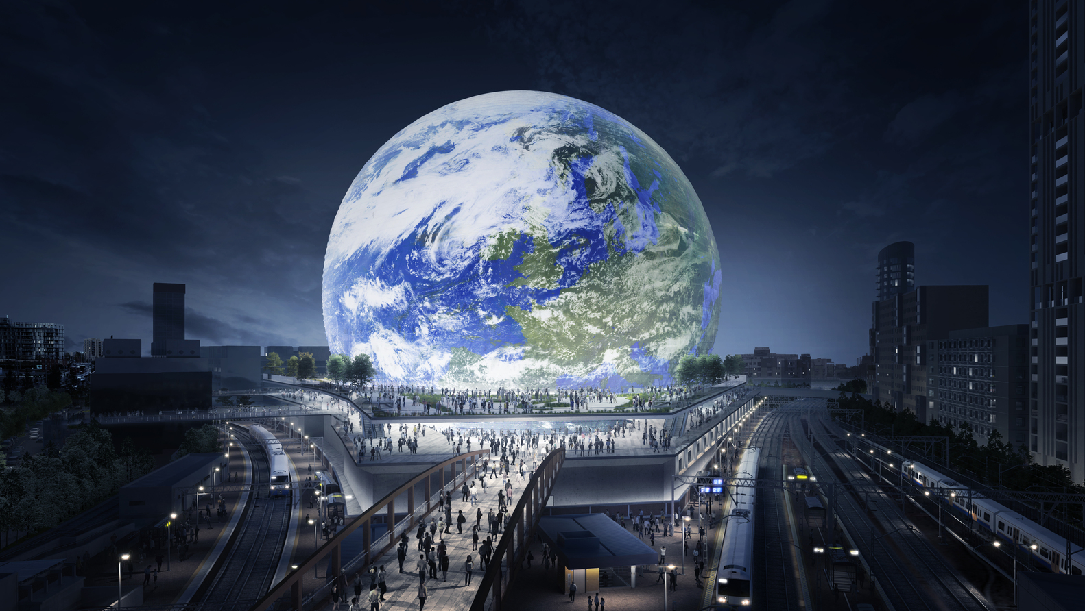 Gallery of Madison Square Garden Unveils Images of Spherical Events ...